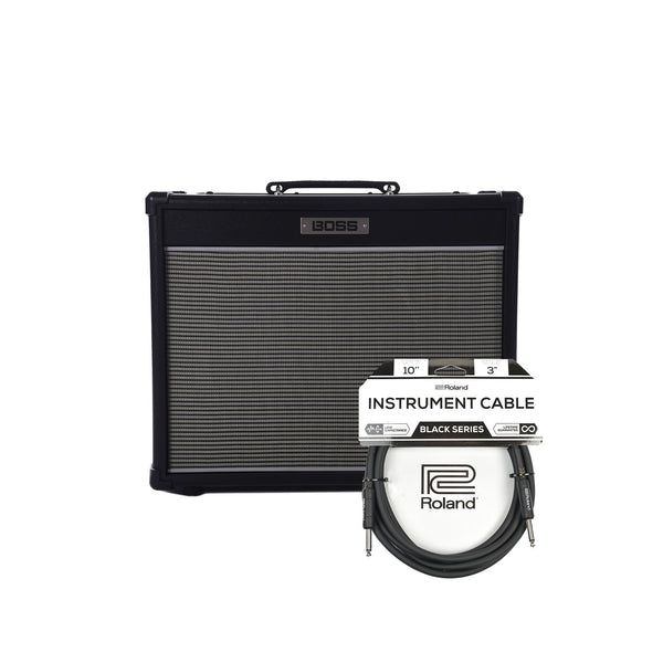 Boss Nextone Stage 40-watt 1x12" Combo Amp Cable Bundle – Chicago Music ...