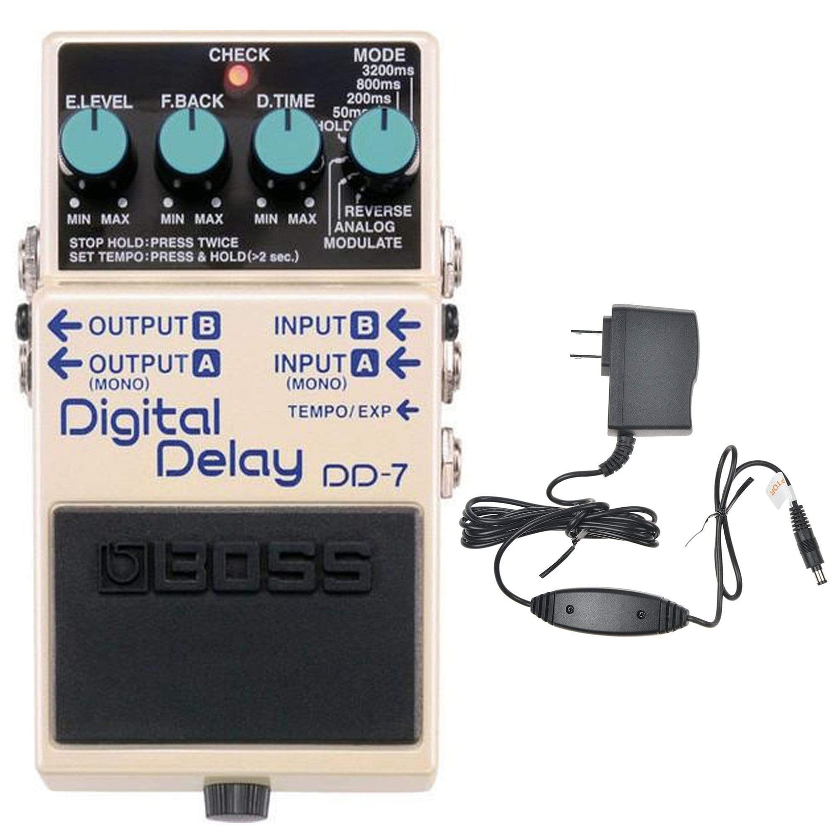 Boss DD-7 Digital Delay Bundle w/ Boss PSA-120S2 Power Supply – Chicago ...