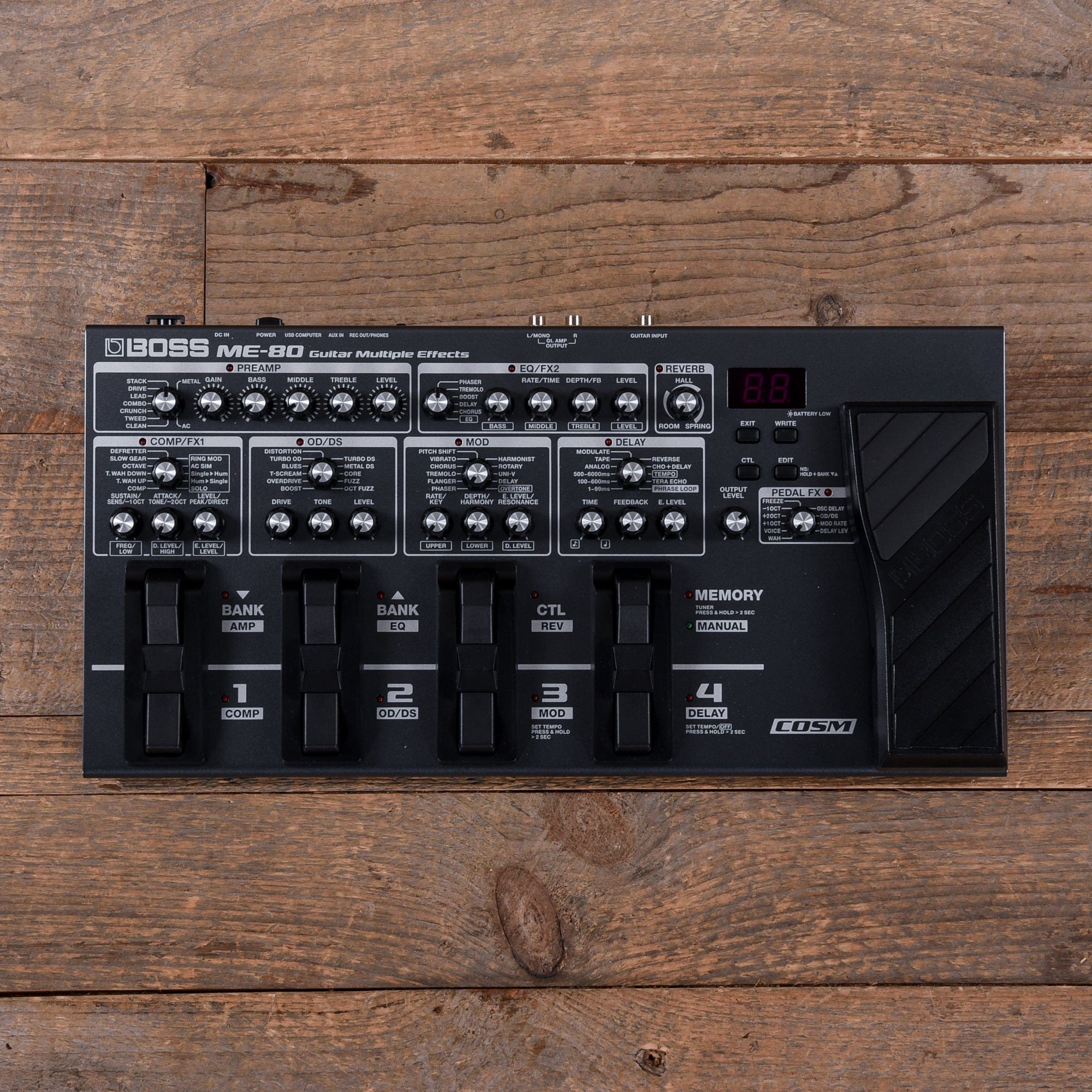 Boss ME-80 Multiple Guitar Effects & Looper – Chicago Music Exchange