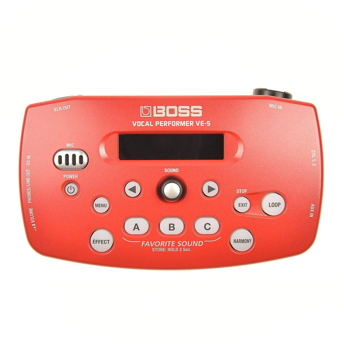Boss VE-5 Vocal Effect Processor Red – Chicago Music Exchange
