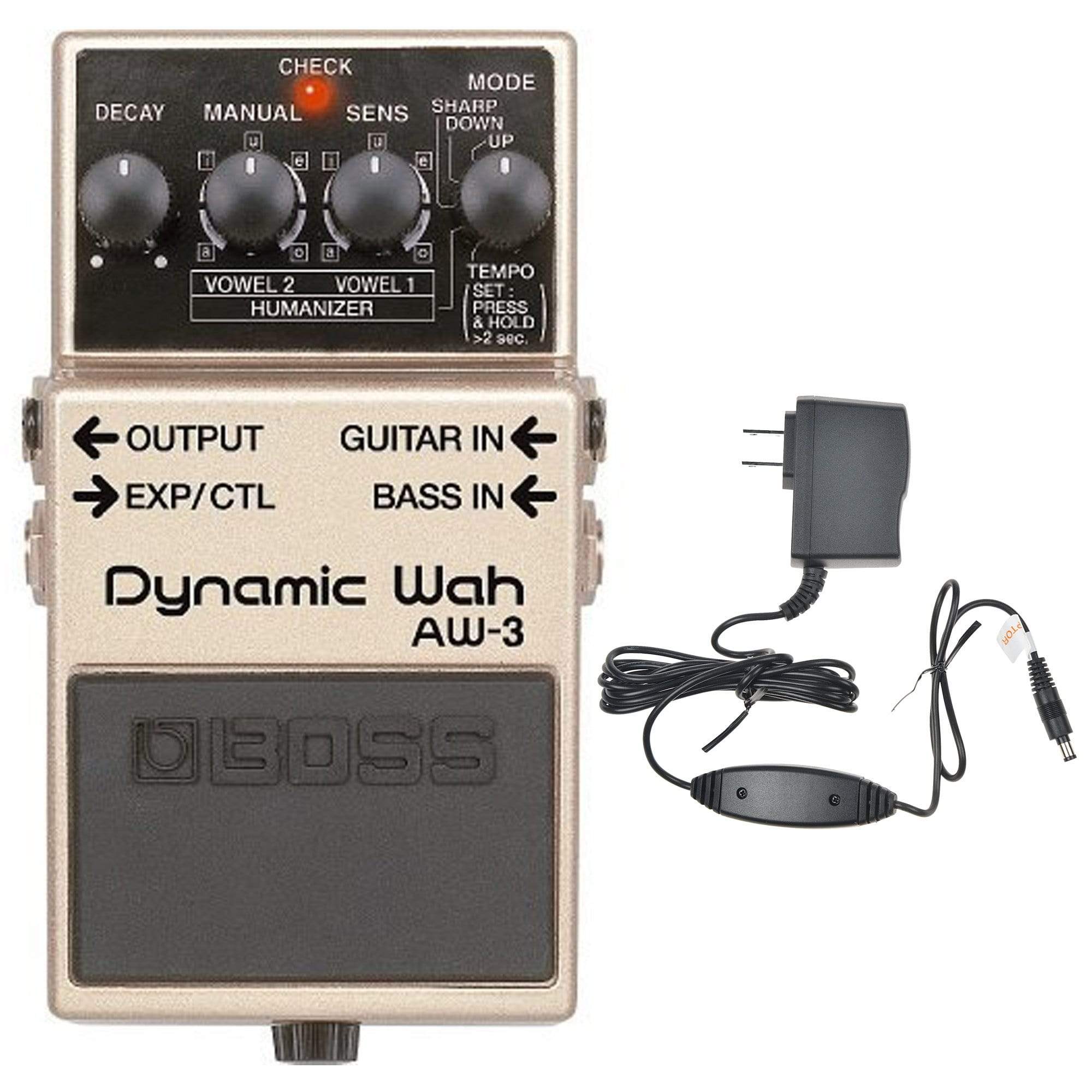 Boss AW-3 Dynamic Wah Bundle w/ Boss PSA-120S2 Power Supply – Chicago ...