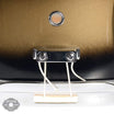 C&C 6.5x14 Maple/Gum Snare Drum High-Gloss Black & Gold Duco – Chicago ...