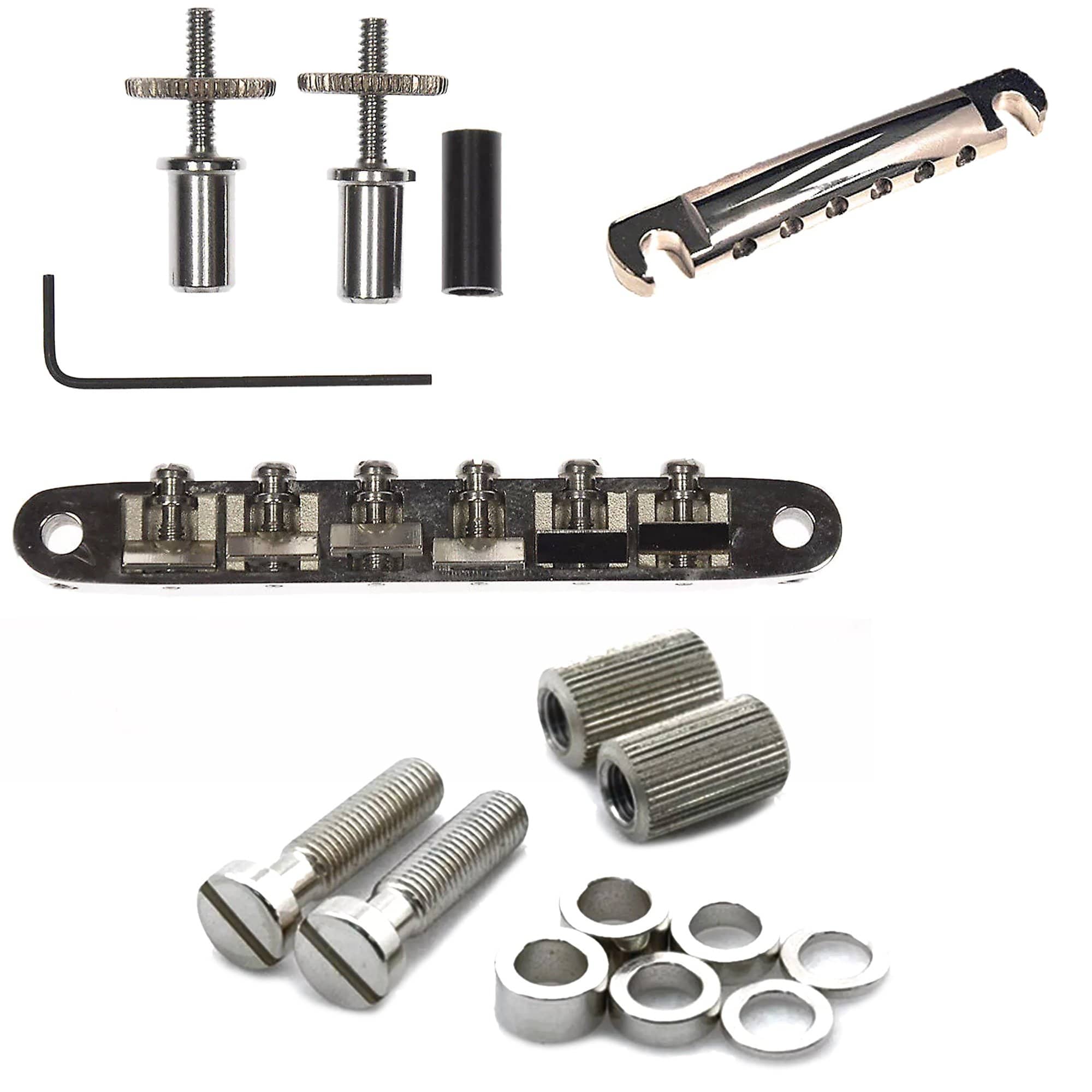 Callaham Nashville Conversion ABR-1 Bridge, Tailpiece and Adjustable L ...