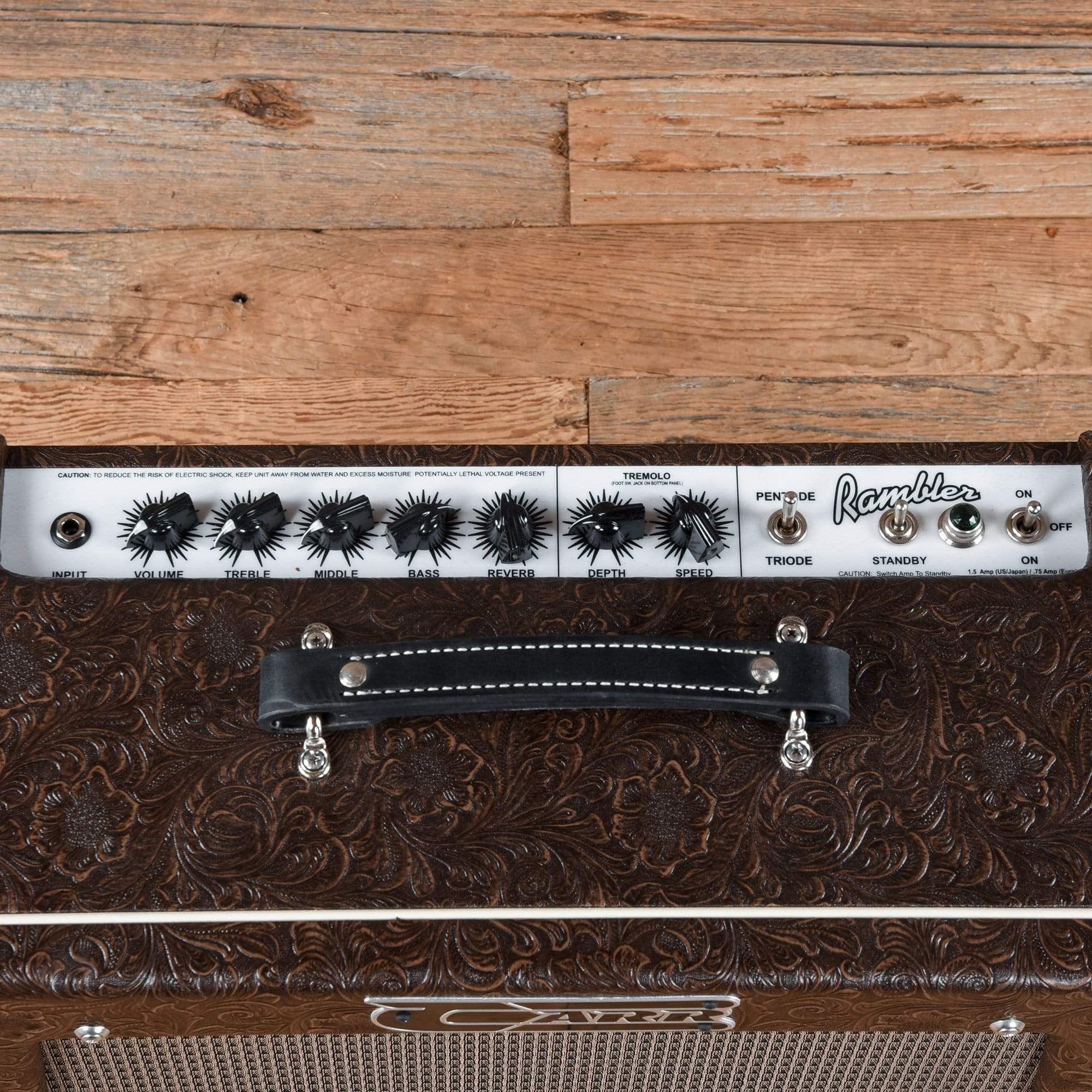 Carr Rambler 28/14W 1x12 6L6 Class A Tremolo & Reverb Combo Cowboy w/F ...