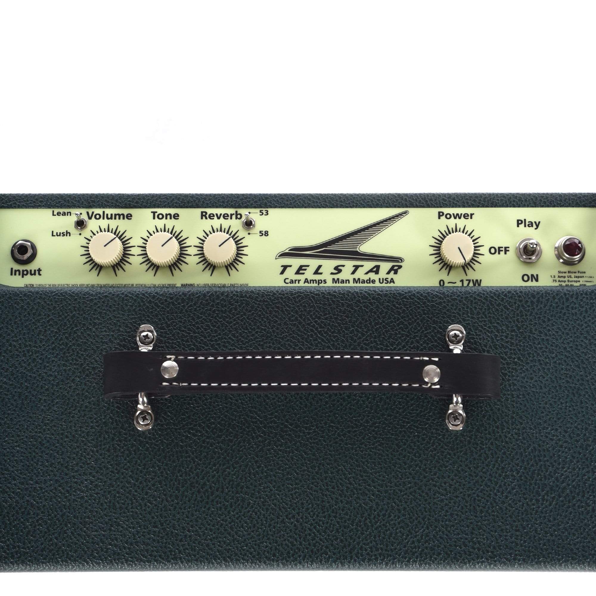 Carr Telstar 17W 1x12 EL34/6V6 Reverb Combo Green w/Valiant Custom Spe ...