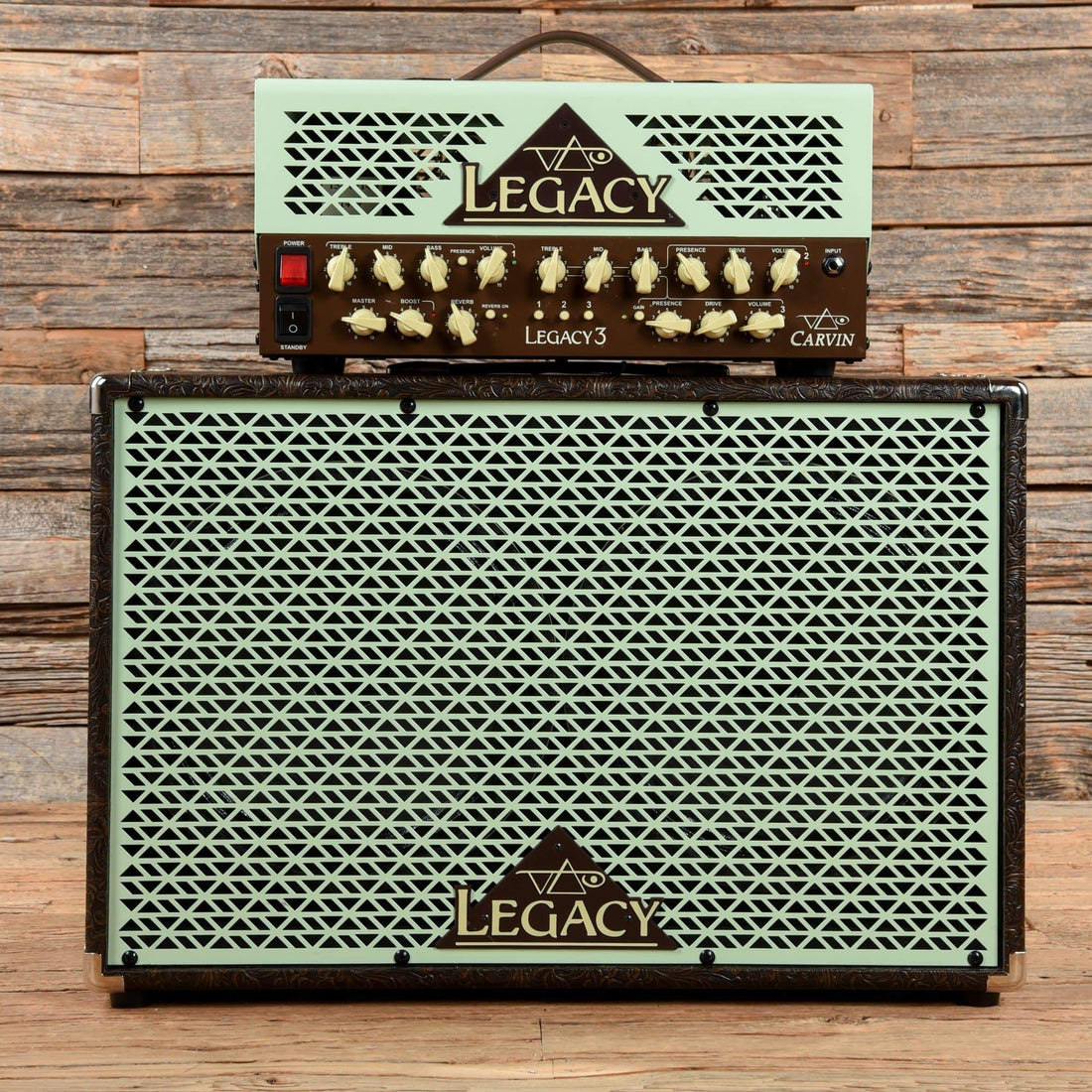Carvin Legacy 3 Model VL300 Steve Vai Signature 100w Head w/Matching 2 ...