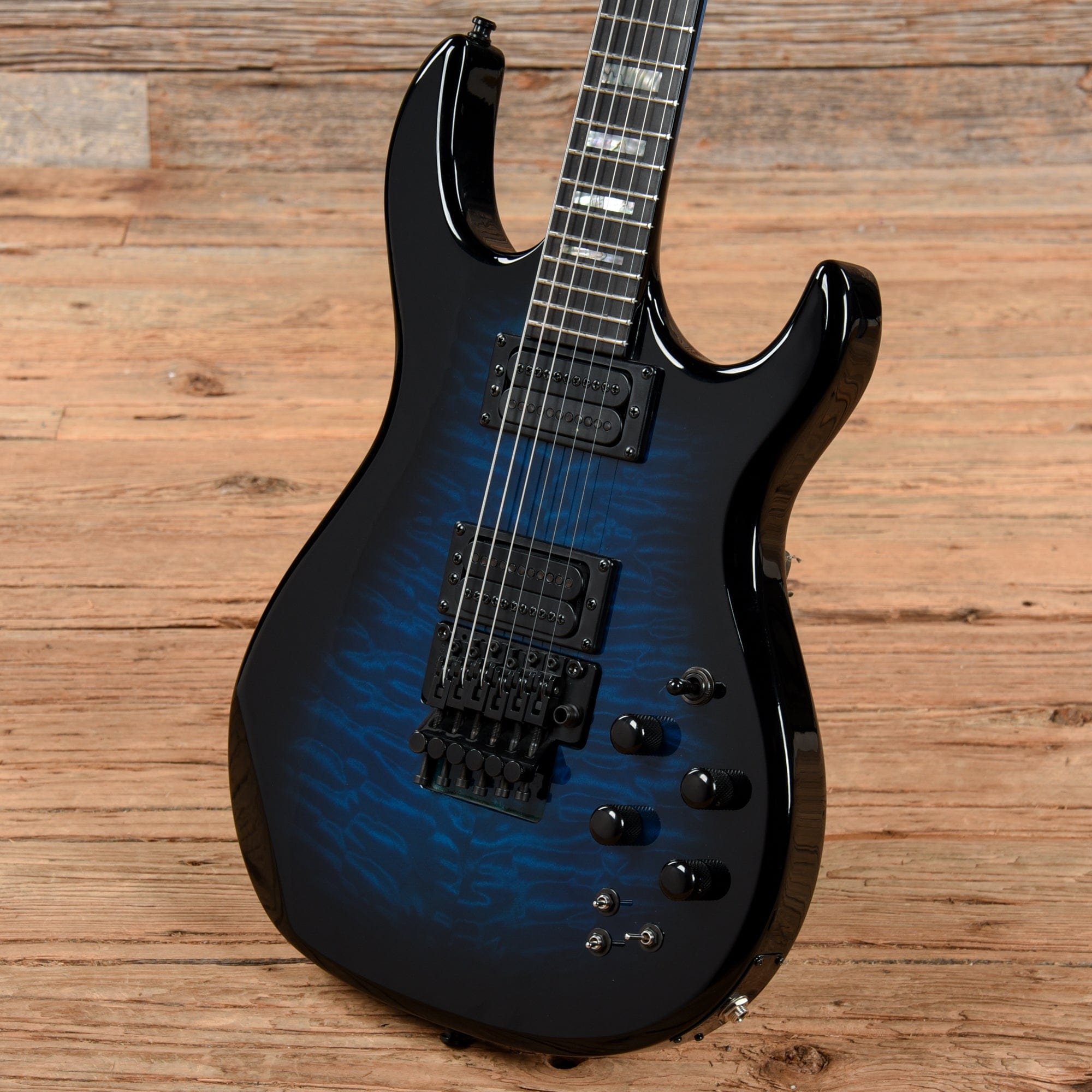 Carvin DC400C Tranparent Blue – Chicago Music Exchange