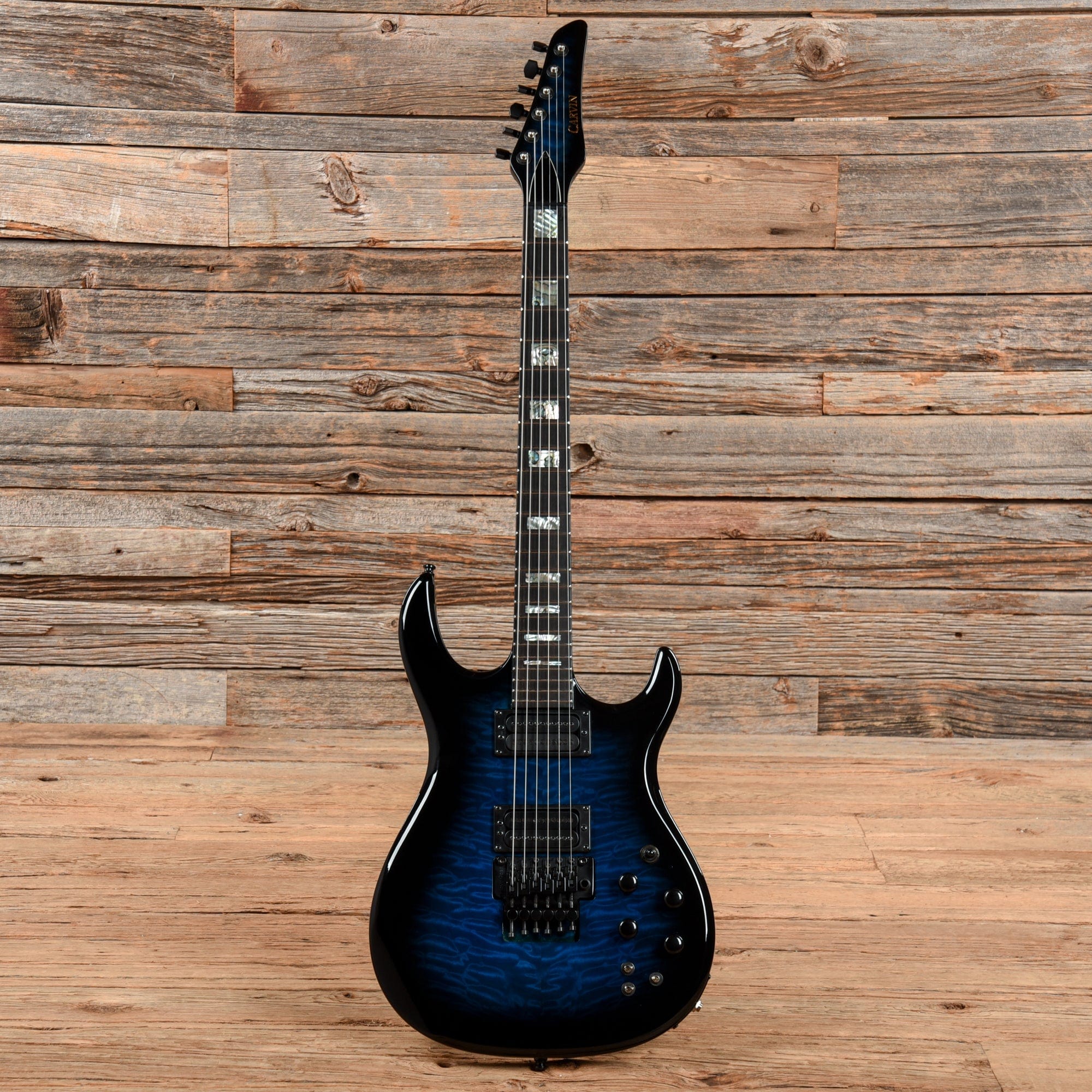 Carvin DC400C Tranparent Blue – Chicago Music Exchange