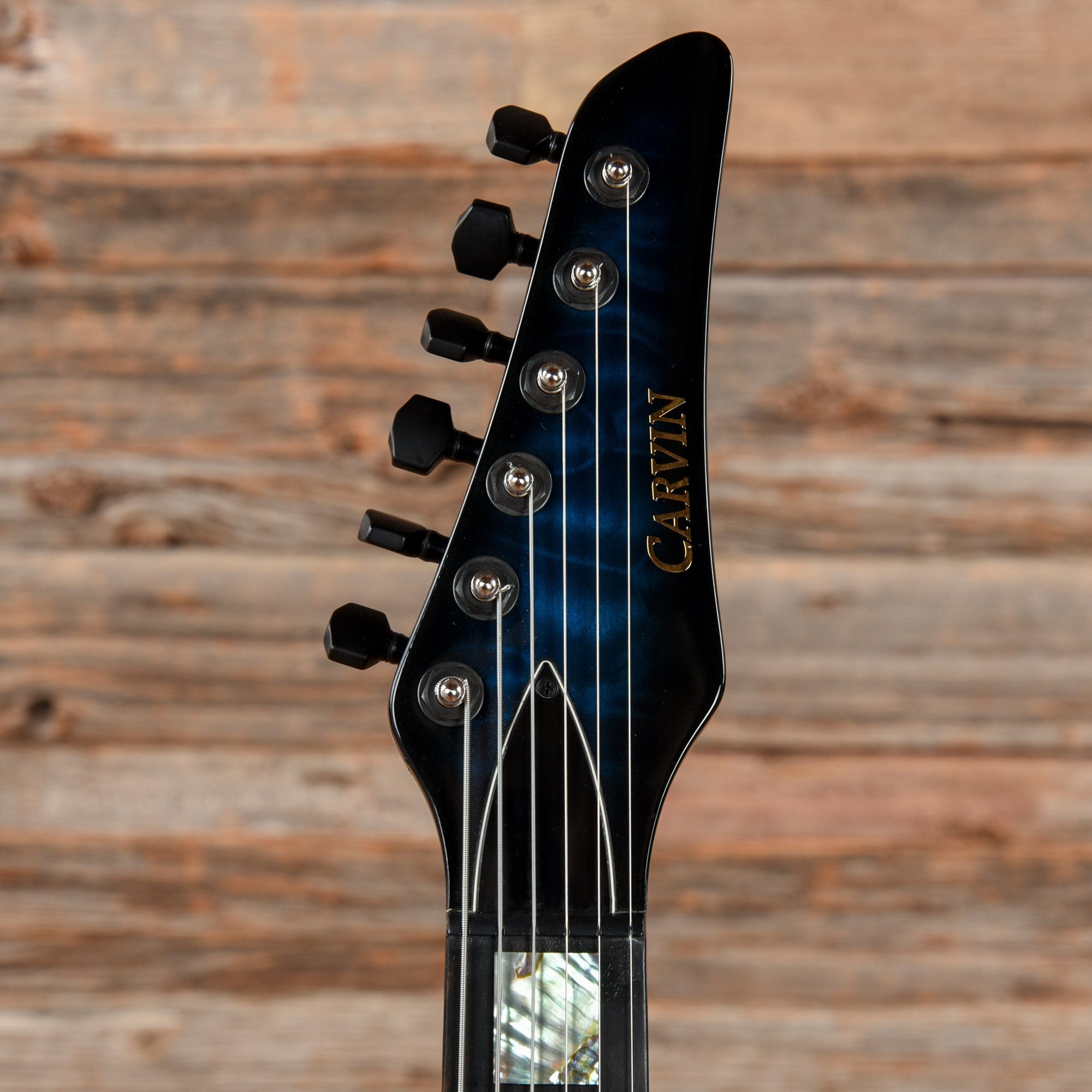 Carvin DC400C Tranparent Blue – Chicago Music Exchange