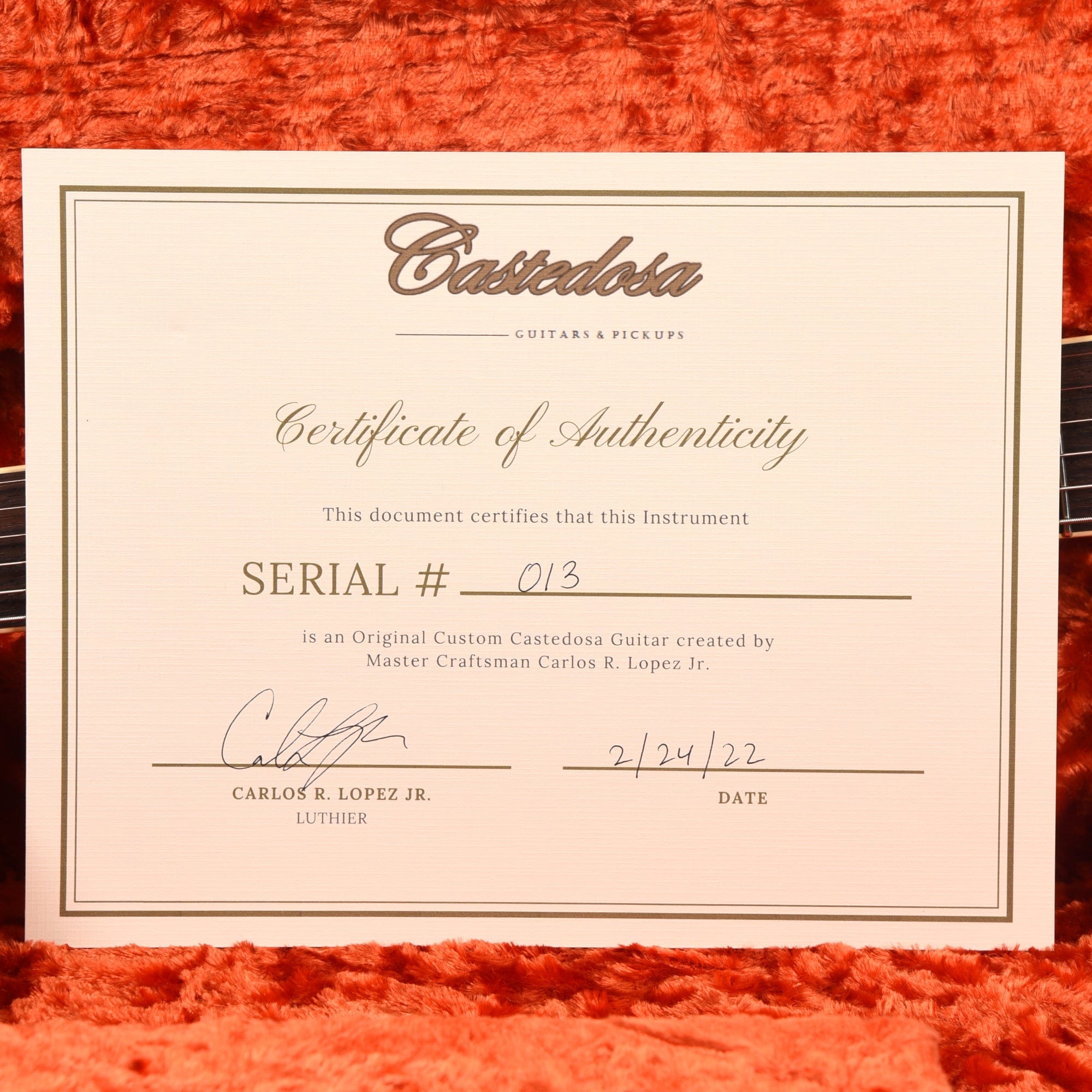 Castedosa Conchers Baritone Aged Shell Pink w/Integrated Fuzz Circuit ...