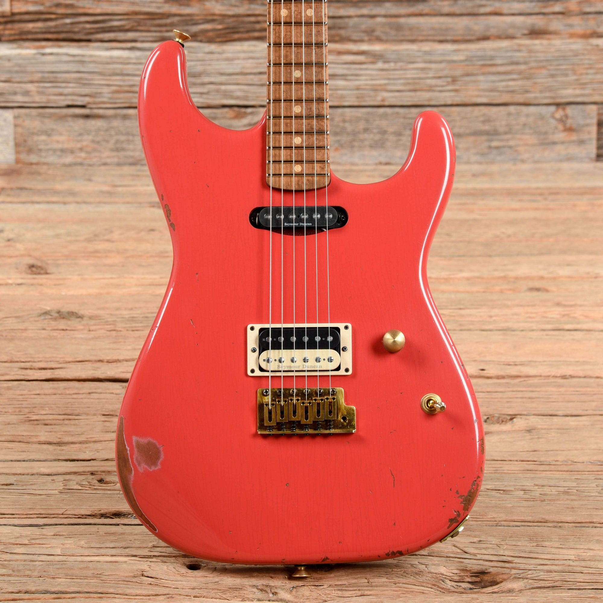Charvel Custom Shop Aged Nitro San Dimas Fiesta Red 2020 – Chicago ...