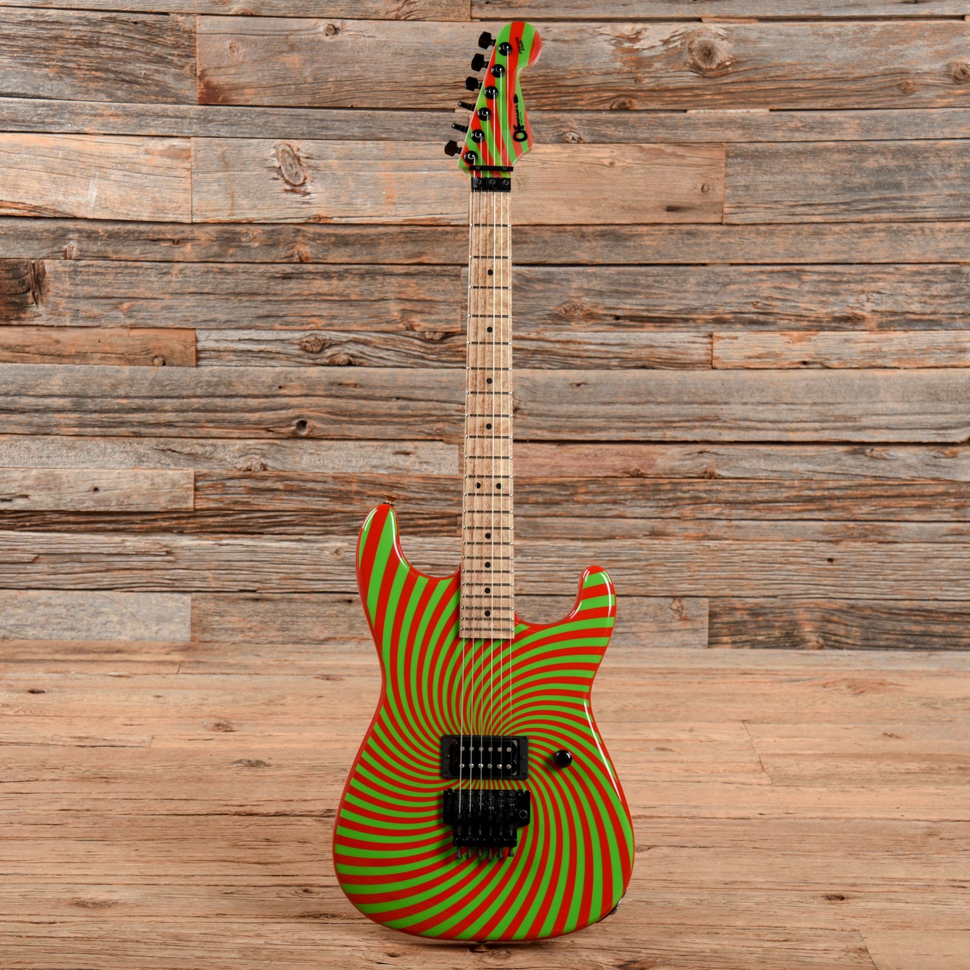 Charvel Custom Shop San Dimas Psycho Swirl NAMM Pyscho Swirl 2008 – Chicago Music Exchange
