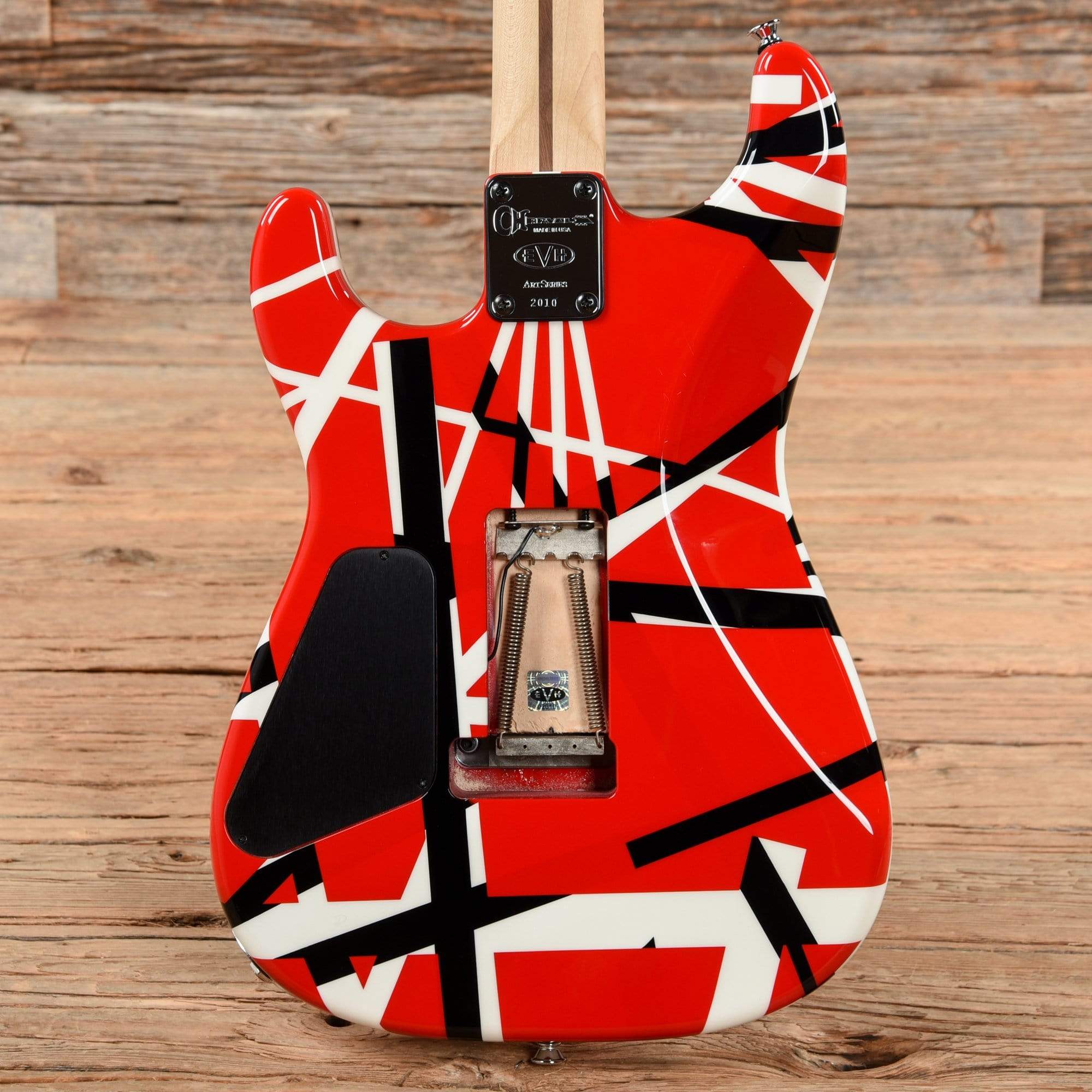 Charvel EVH Art Series Red / White / Black – Chicago Music Exchange