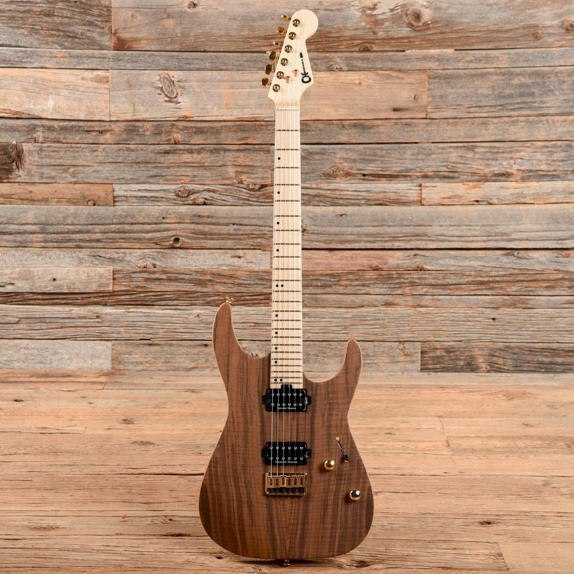 Charvel Pro-Mod DK24 HH HT M Mahogany Figured Walnut Natural 2020 ...