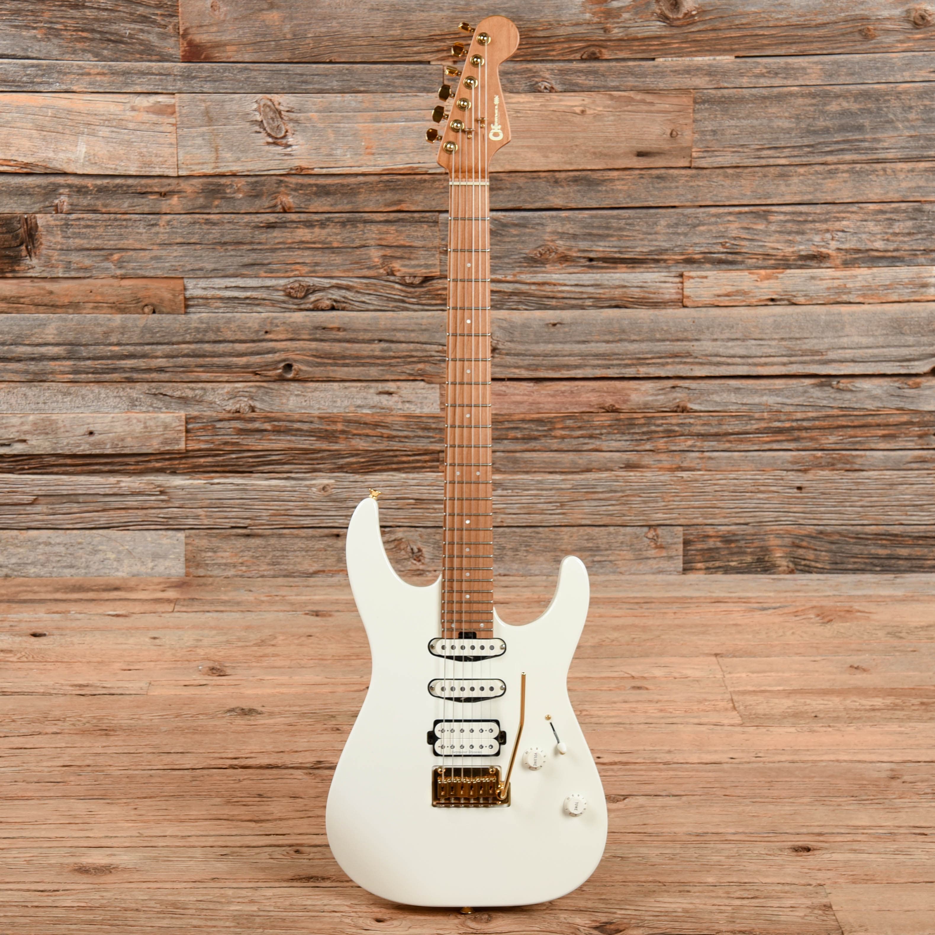 Charvel Pro-Mod DK24 HSS 2PT CM Snow White 2020 – Chicago Music Exchange