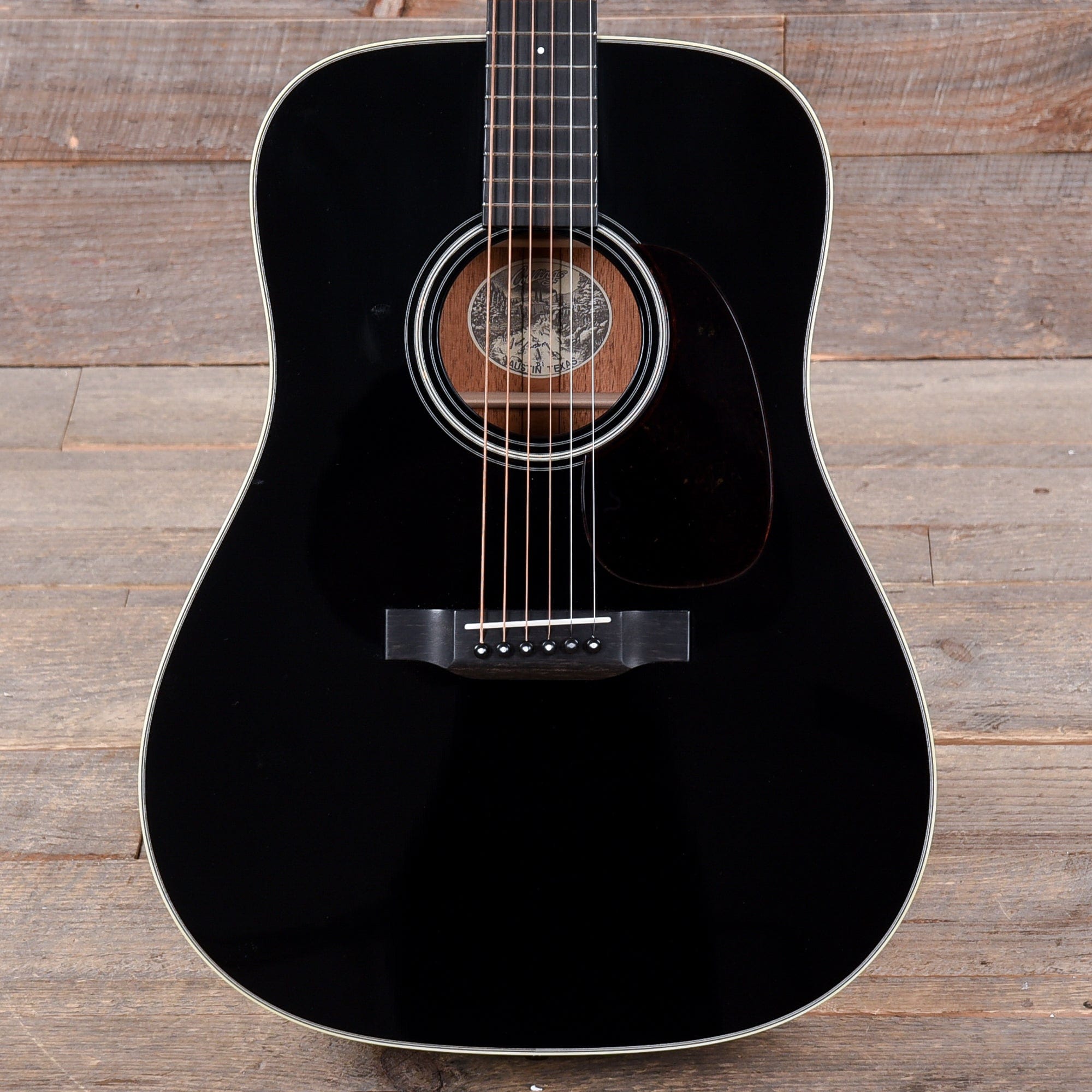 Collings D1 Jet Black Top w/Ivoroid Binding & 1 3/4" Nut – Chicago ...