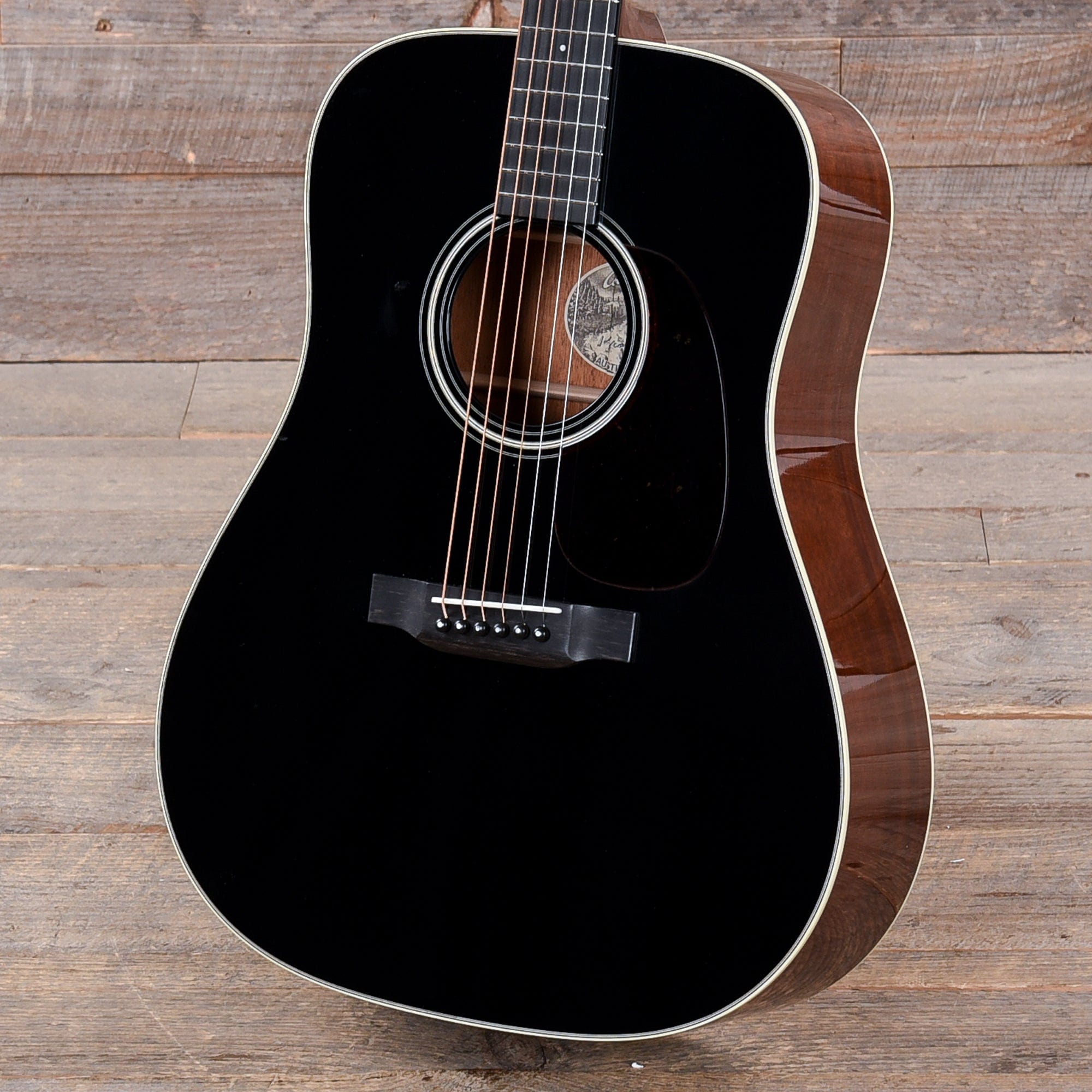 Collings D1 Jet Black Top w/Ivoroid Binding & 1 3/4" Nut – Chicago ...