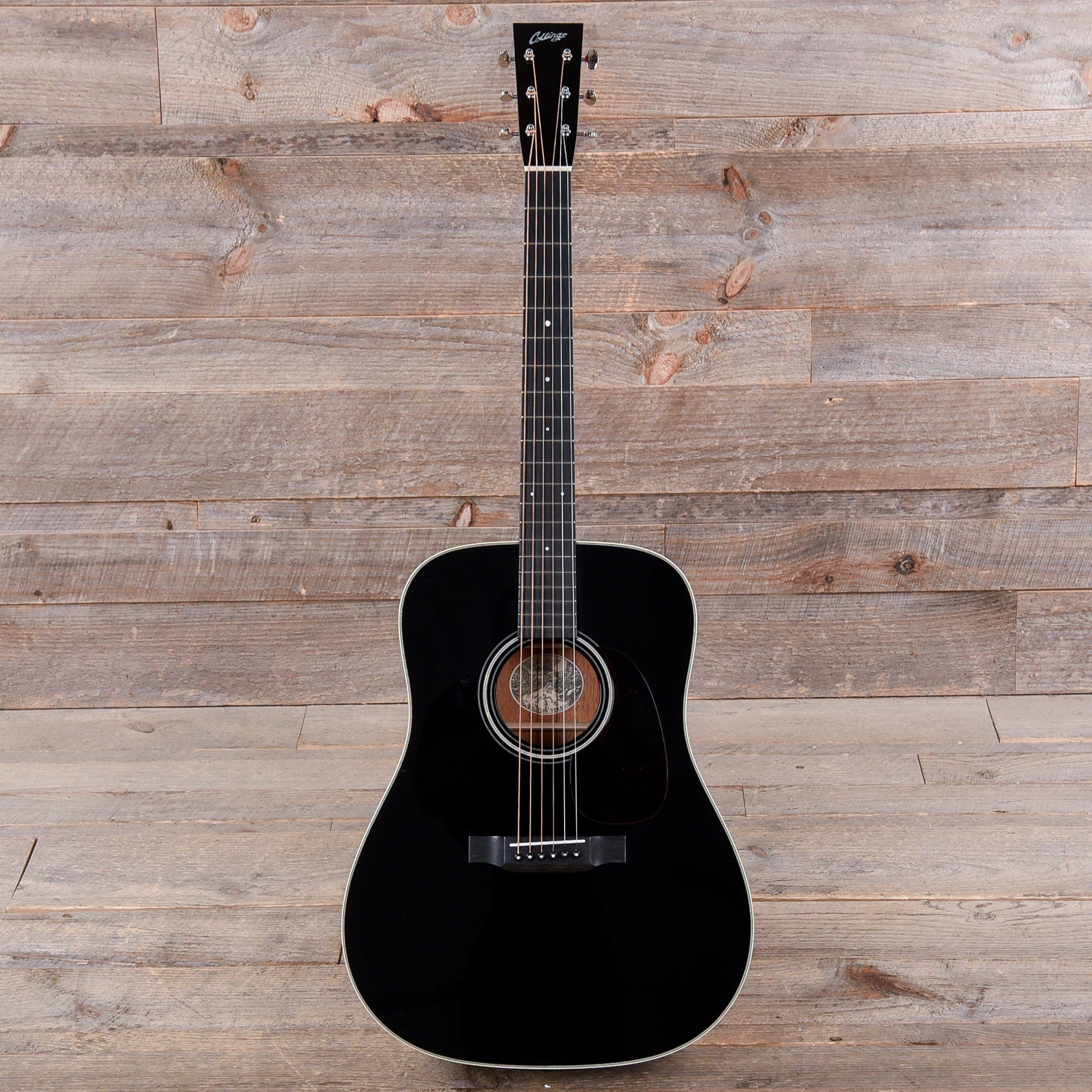 Collings D1 Jet Black Top w/Ivoroid Binding & 1 3/4" Nut – Chicago ...