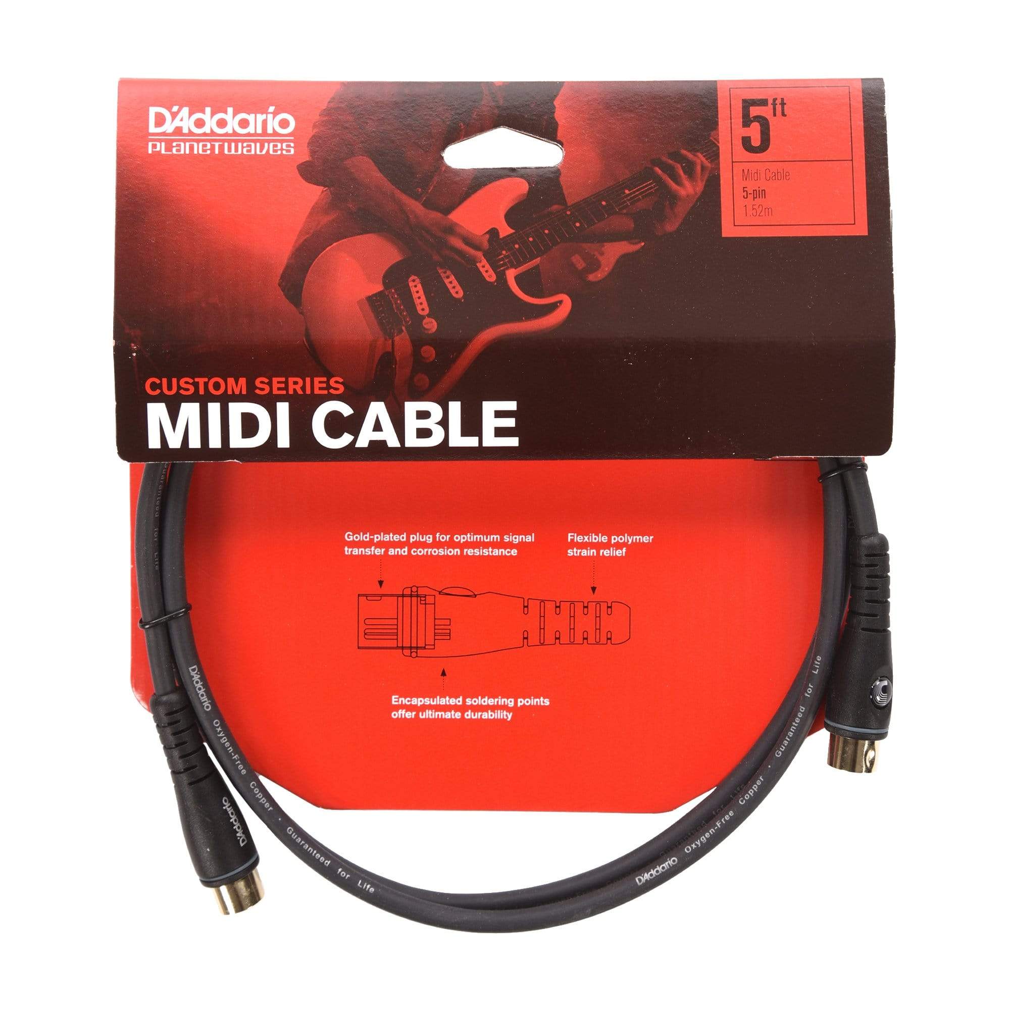 D'Addario Custom MIDI Cable 5' – Chicago Music Exchange