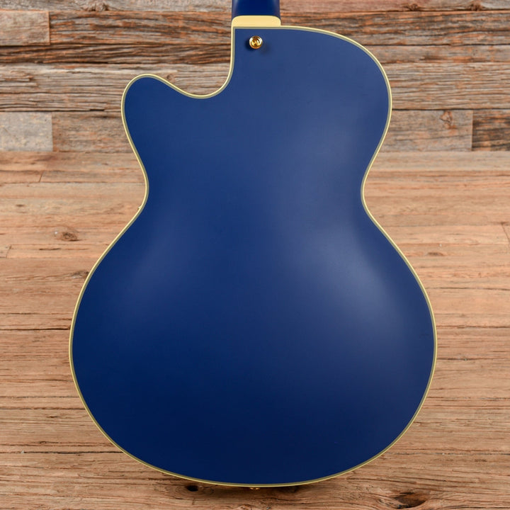 D'Angelico Deluxe 175 Matte Royal Blue 2017 – Chicago Music Exchange