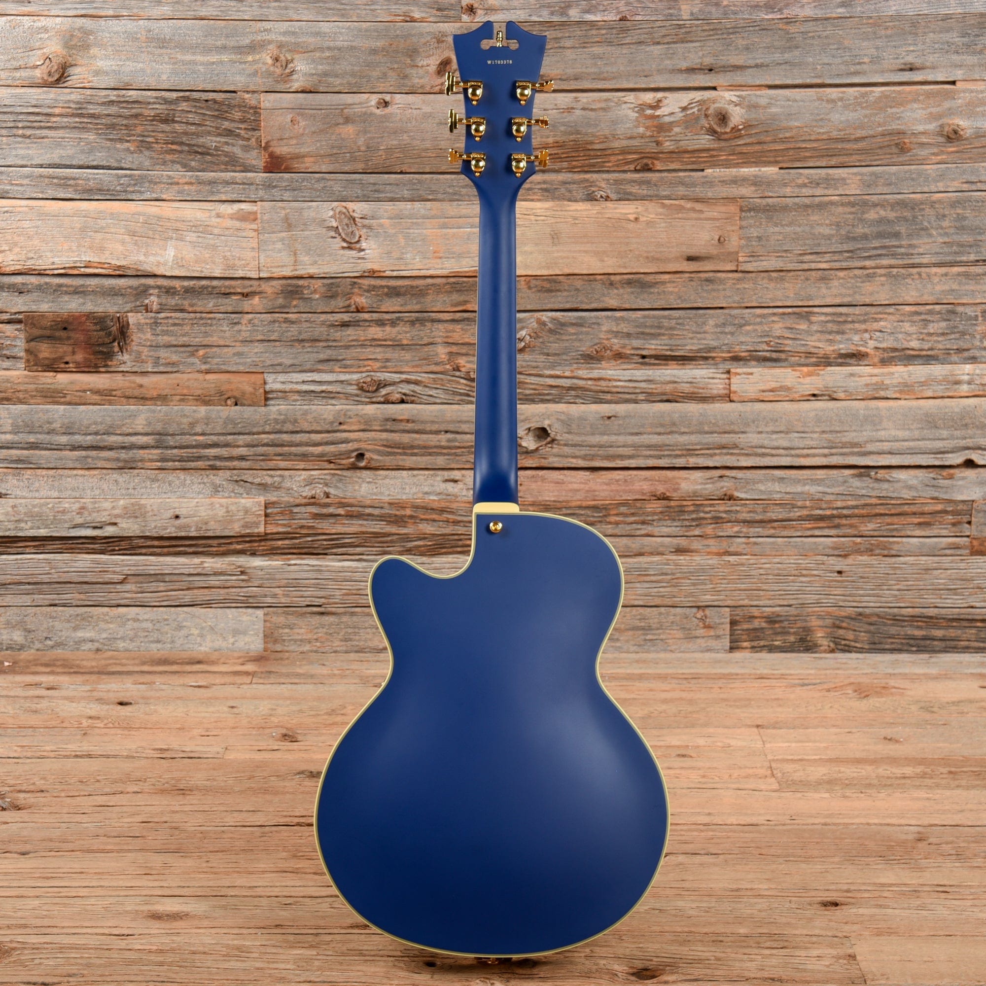 D'Angelico Deluxe 175 Matte Royal Blue 2017 – Chicago Music Exchange