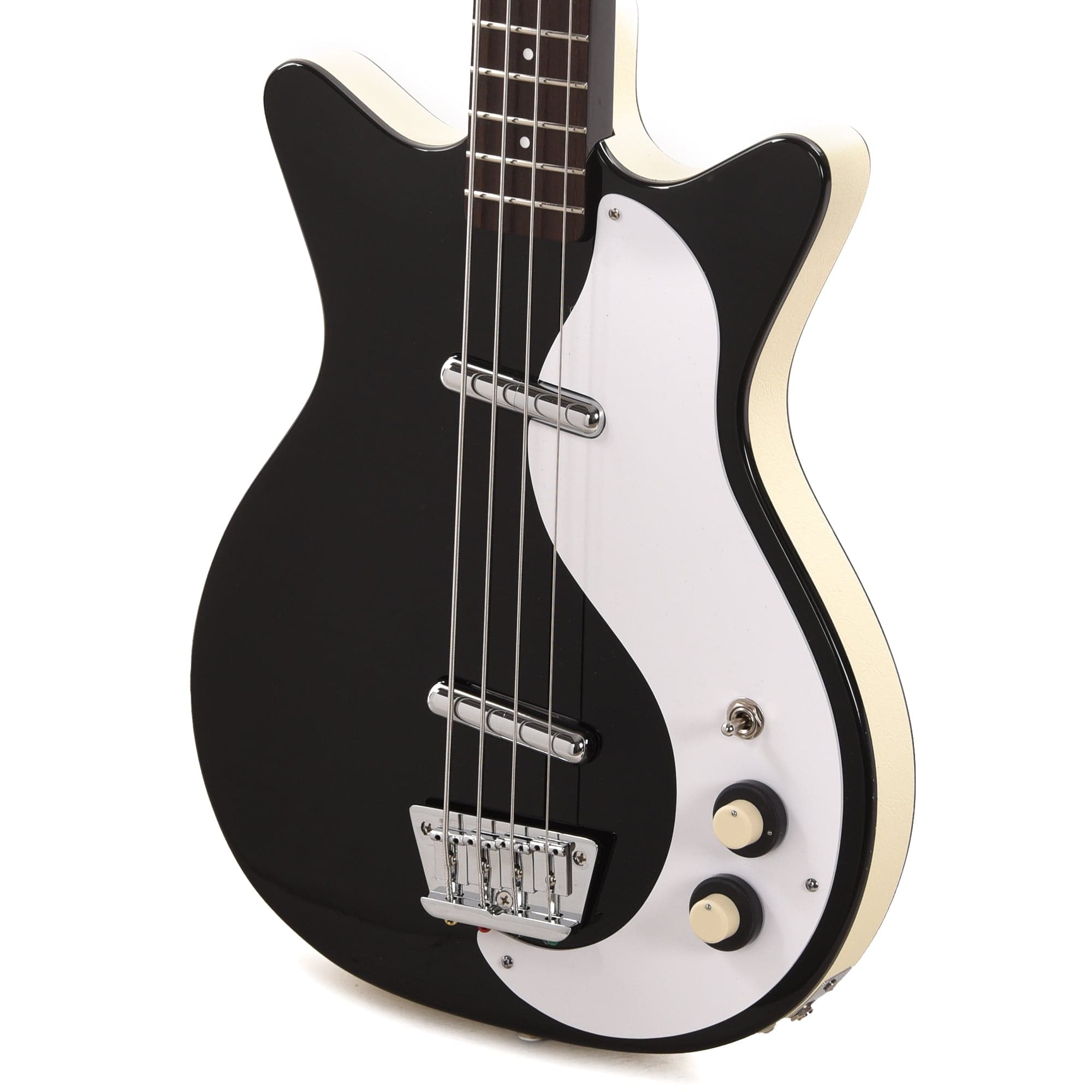 Danelectro 59 DC Long Scale Bass Black – Chicago Music Exchange
