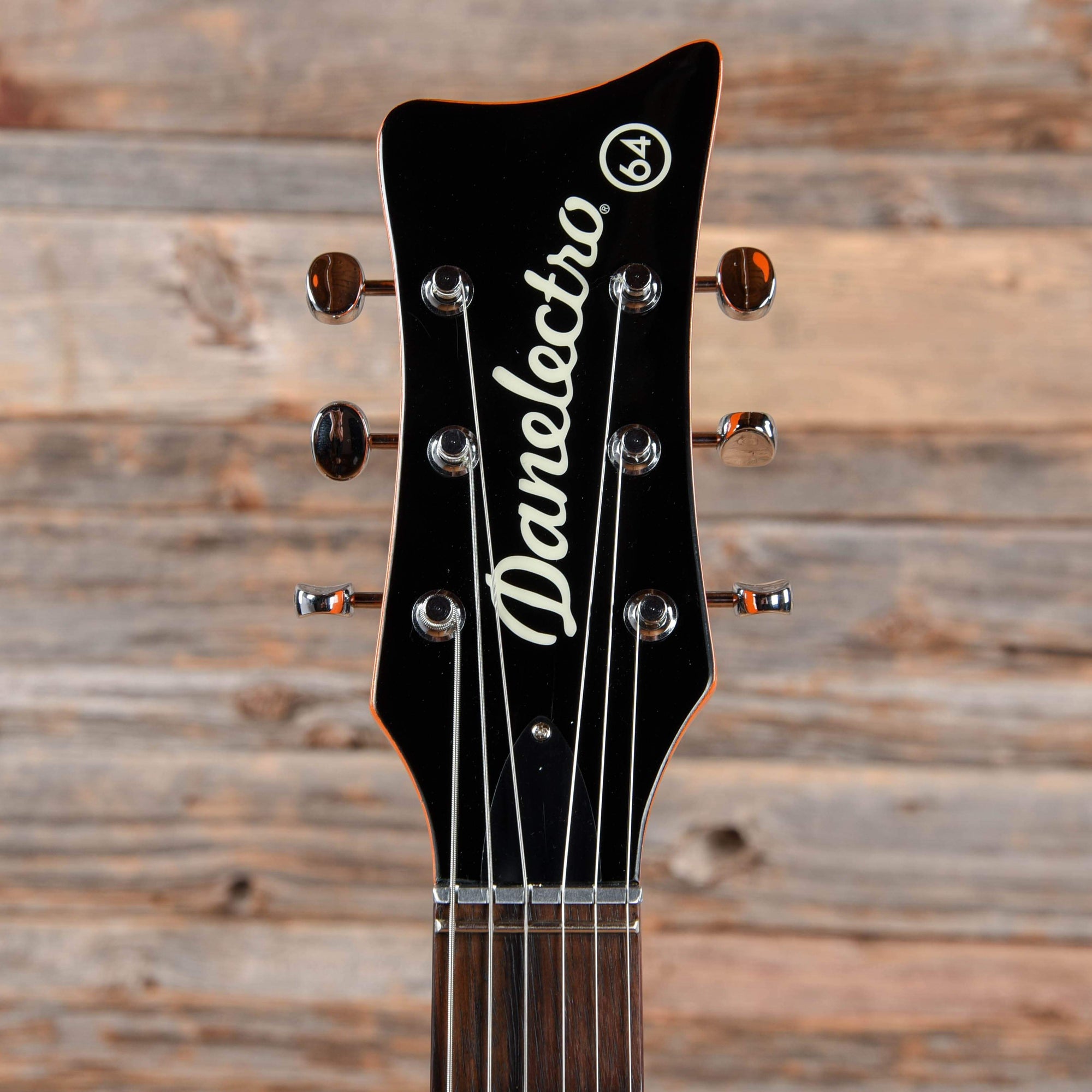 Danelectro The 64 w/ Bigsby Orange Metallic 2020 – Chicago Music Exchange