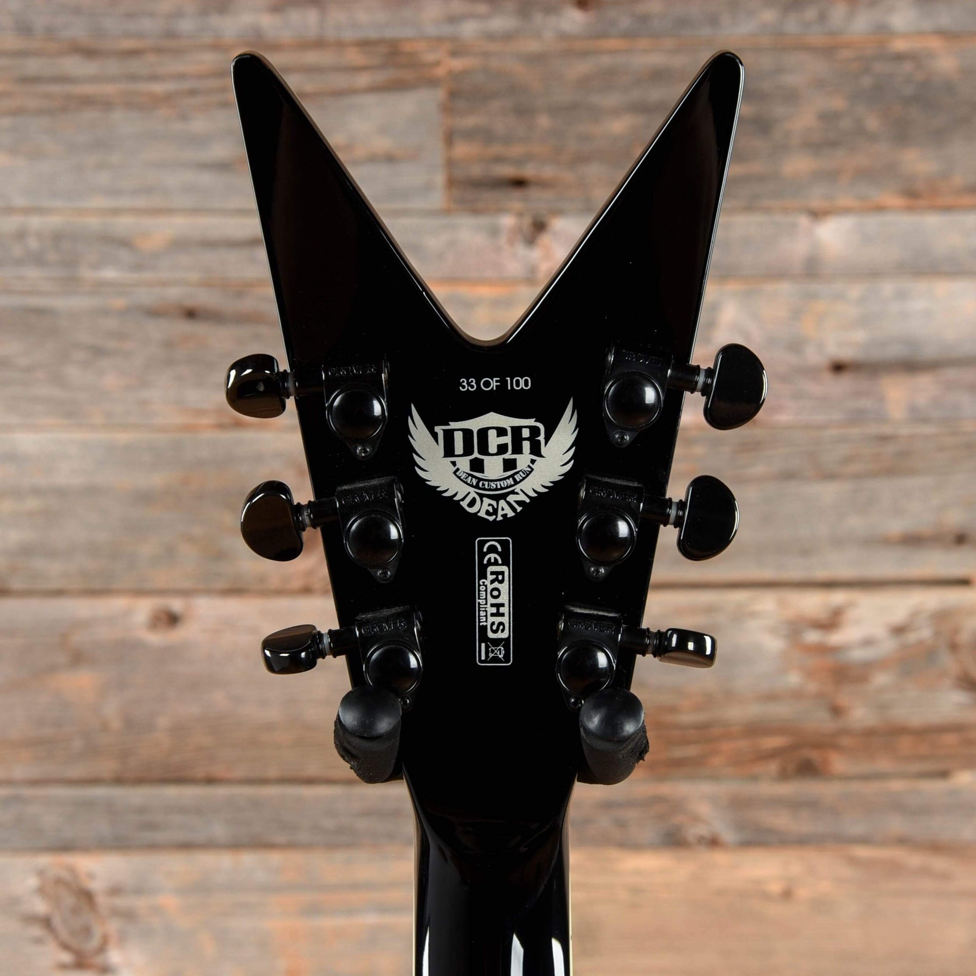 Dean Guitars Custom Run Splittail Trans Black – Chicago Music Exchange