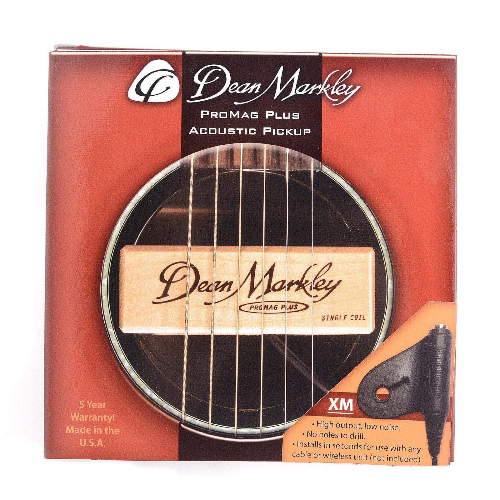 Dean Markley ProMag Plus SC Acoustic Soundhole Pickup w/Female End ...