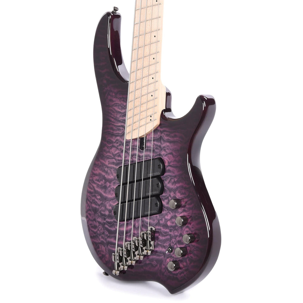 Dingwall Combustion 5-String Swamp Ash/Quilted Maple Ultra Violet Burs ...