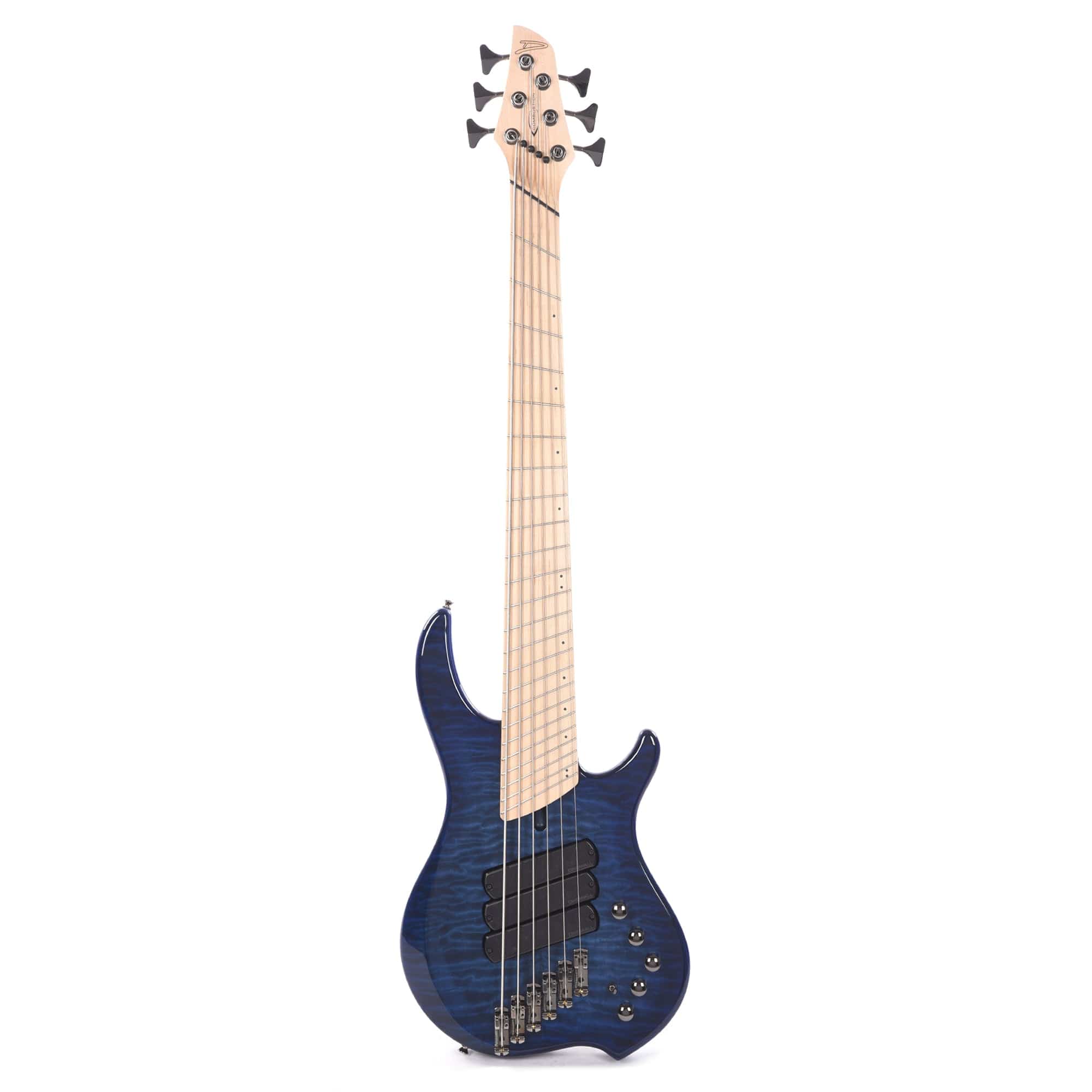 Dingwall Combustion 6-String Swamp Ash/Quilted Maple Indigo Burst ...