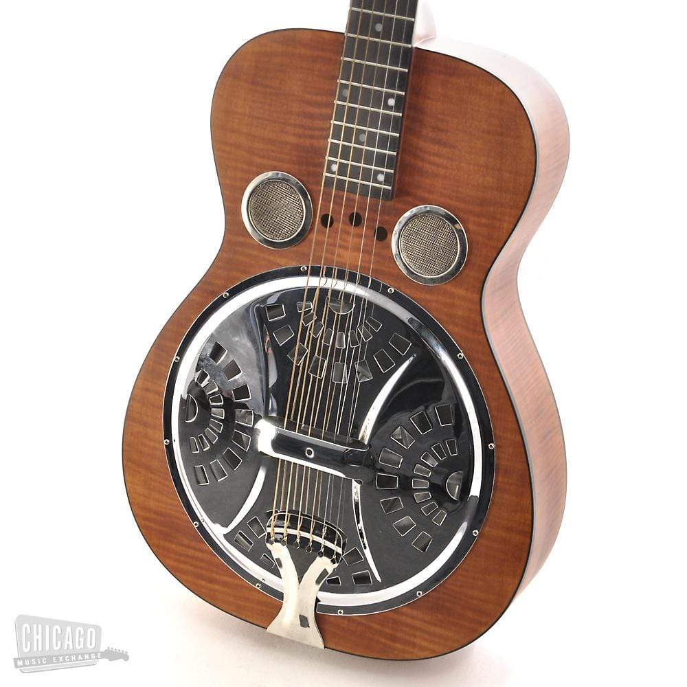 Dobro Hound Dog Deluxe Round Neck – Chicago Music Exchange