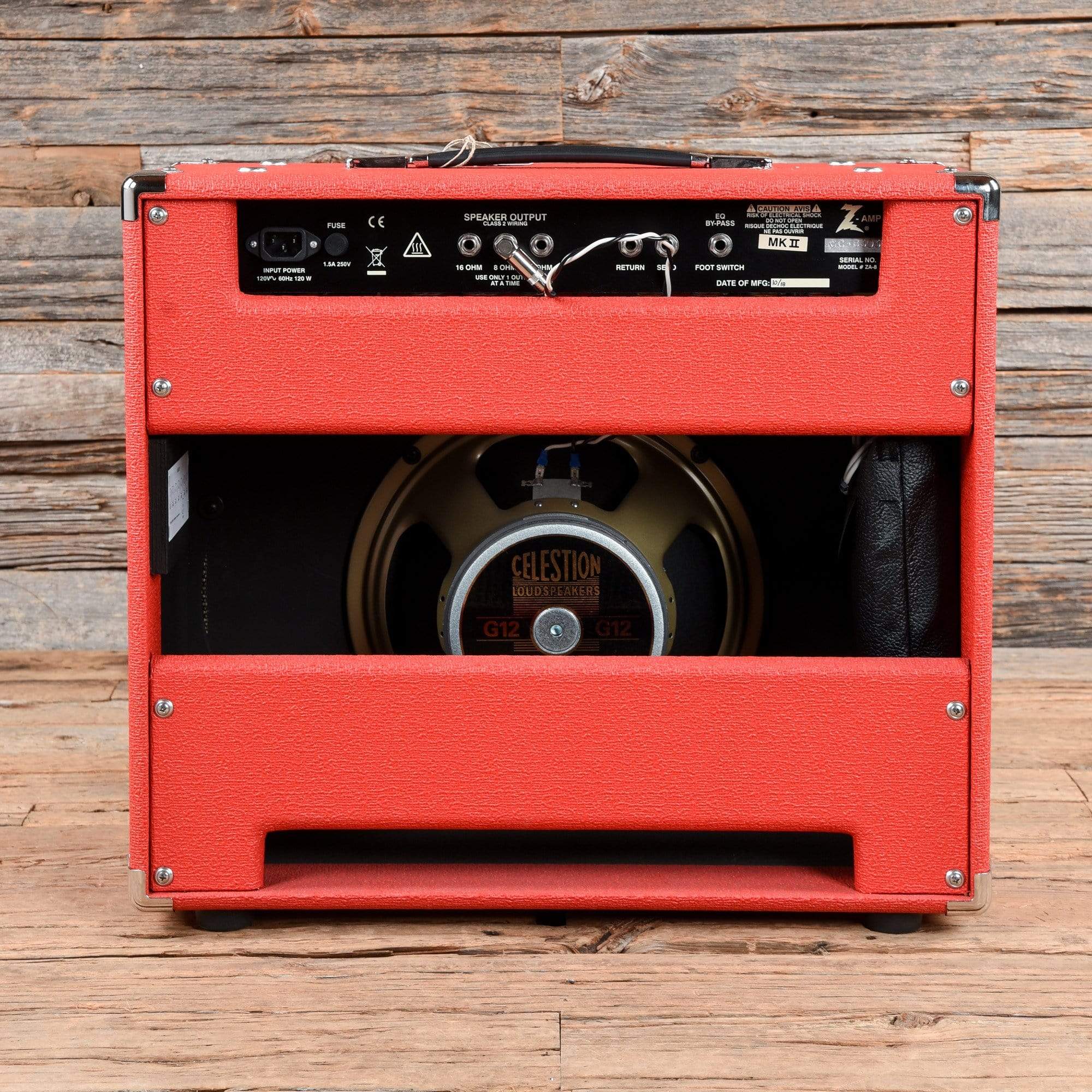 Dr. Z MAZ 18 Jr. MK.II 1x12 LT Combo Red w/Tan Grill – Chicago Music ...