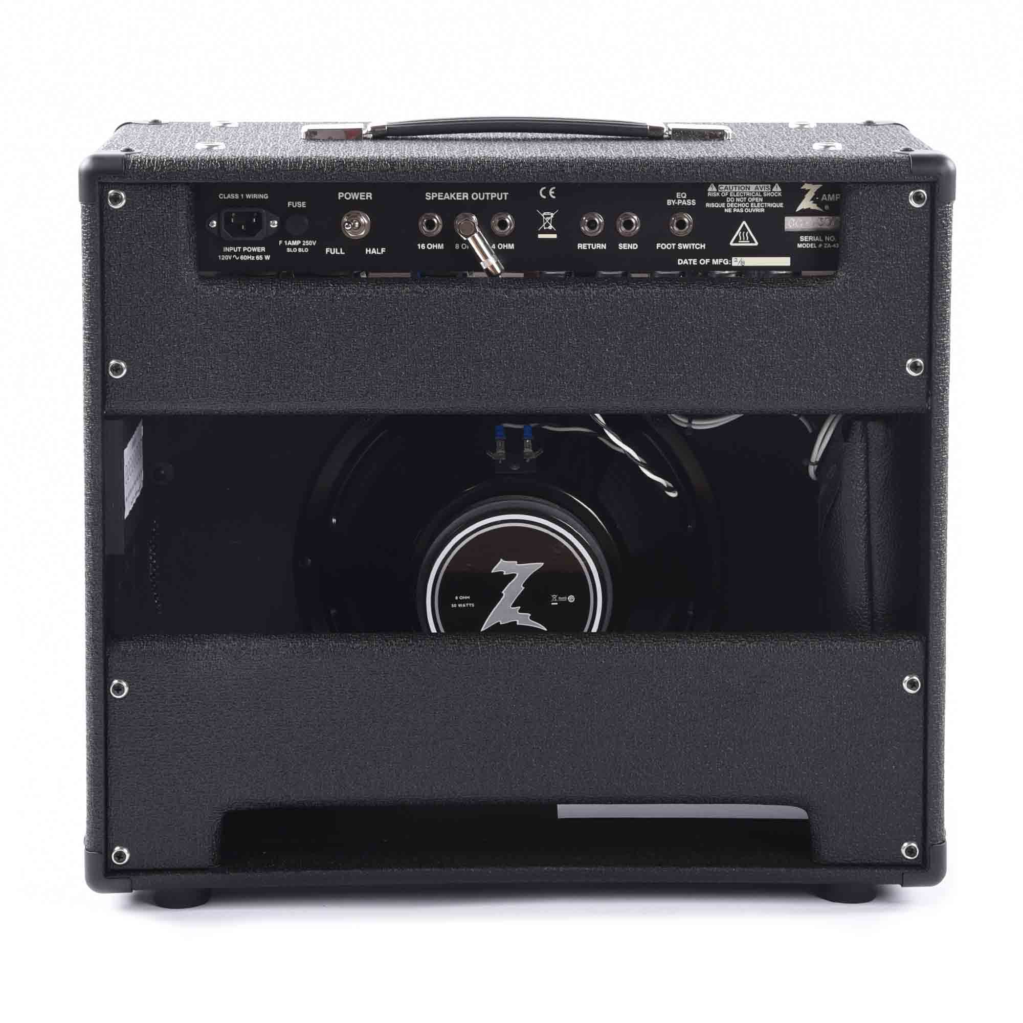 Dr. Z Z Plus 7/15W 1x12 Ultra Lite Combo Black w/Salt & Pepper Grill ...