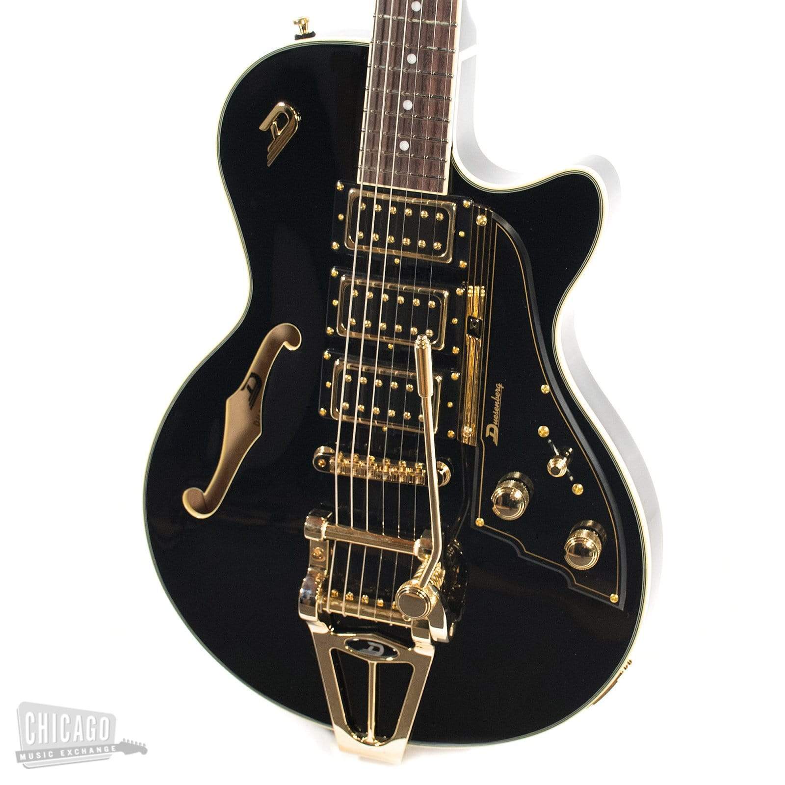 Duesenberg Starplayer TV Custom Black – Chicago Music Exchange