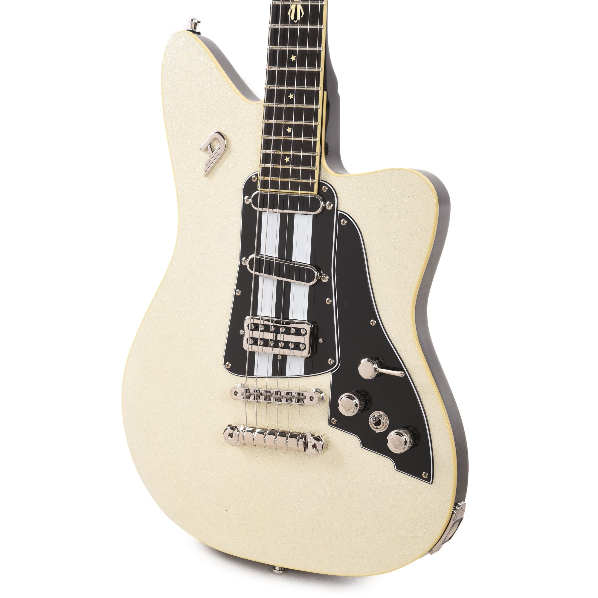 Duesenberg Alliance Dave Baksh Signature White Sparkle – Chicago Music ...