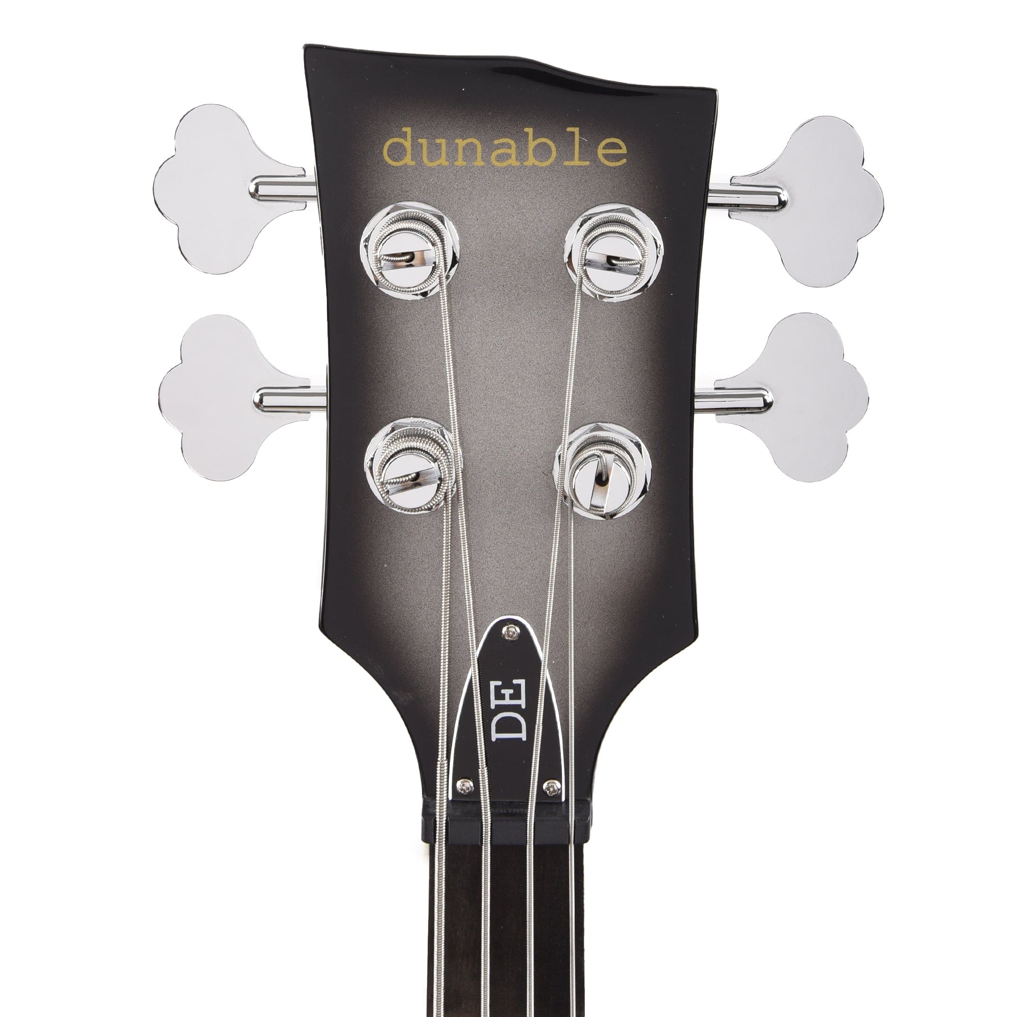 Dunable DE R2 Bass Gloss Silverburst – Chicago Music Exchange
