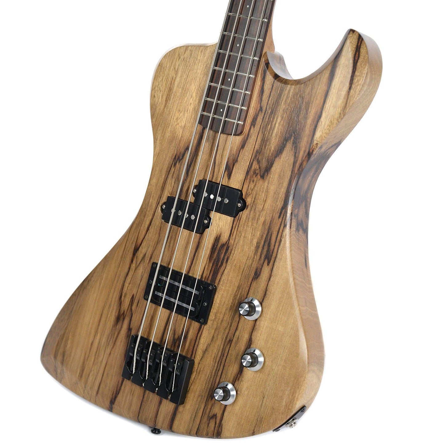 Dunable R2 Bass Black Limba w/Bigfoot Humbucker & Reverse P-Style Pick ...
