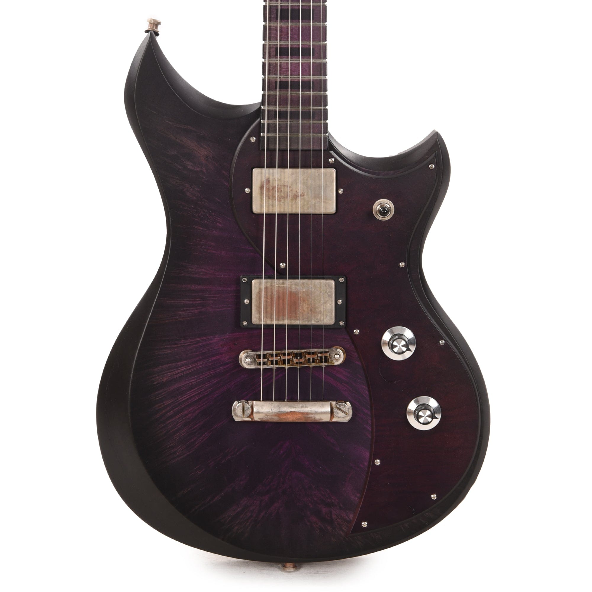 Dunable USA Cyclops Burl Maple Purple Burst – Chicago Music Exchange