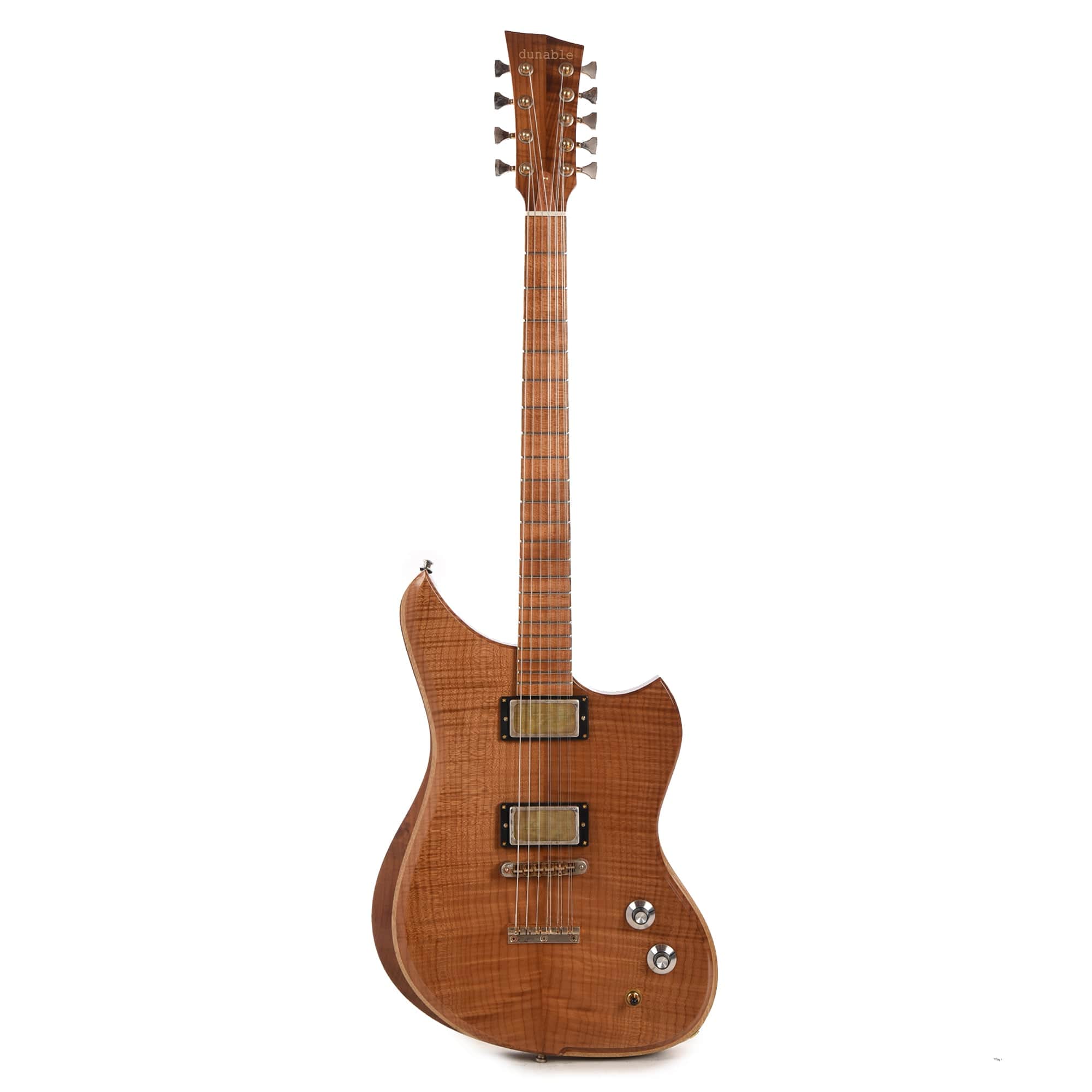 Dunable USA Yeti 9-String Flame Maple Natural – Chicago Music Exchange