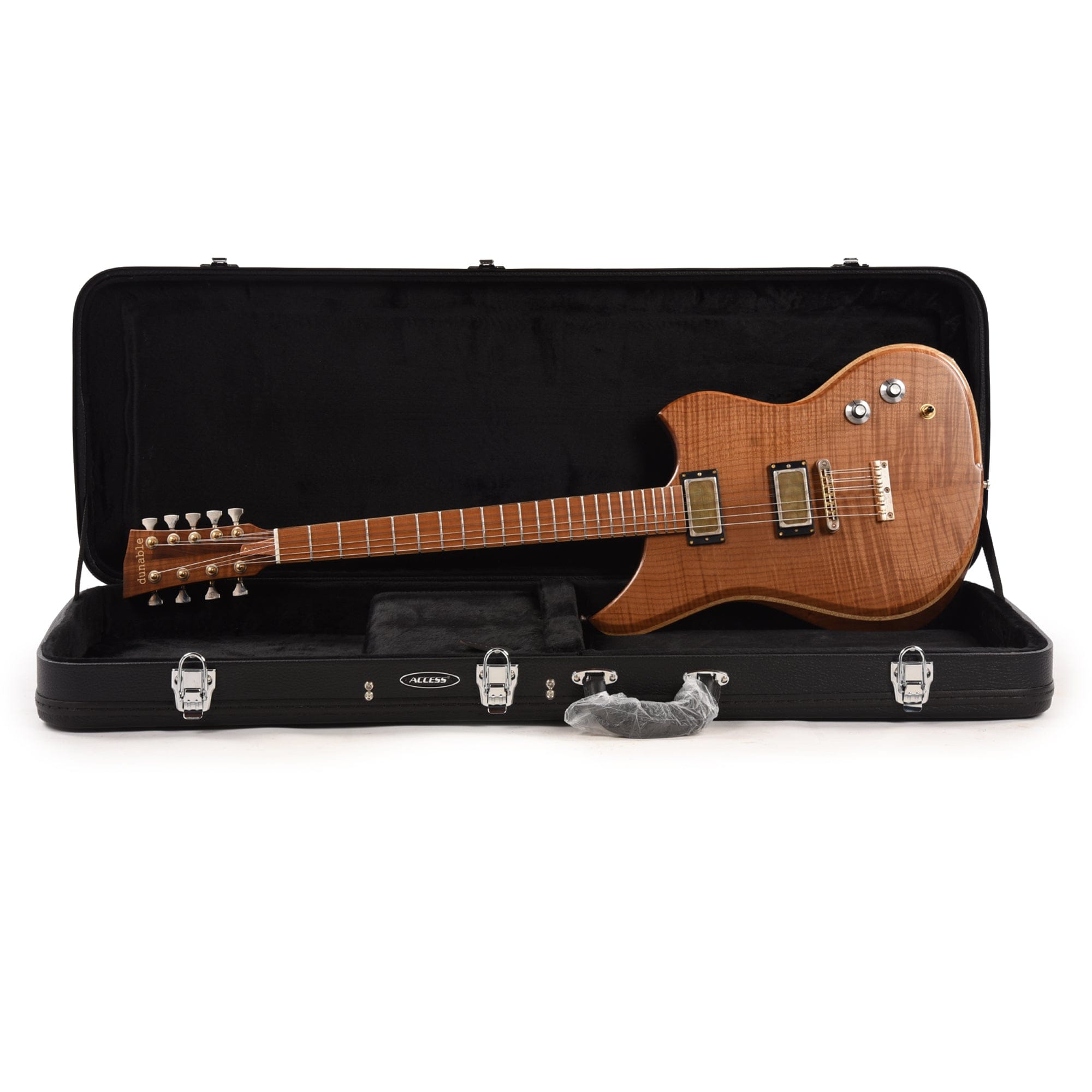 Dunable USA Yeti 9-String Flame Maple Natural – Chicago Music Exchange