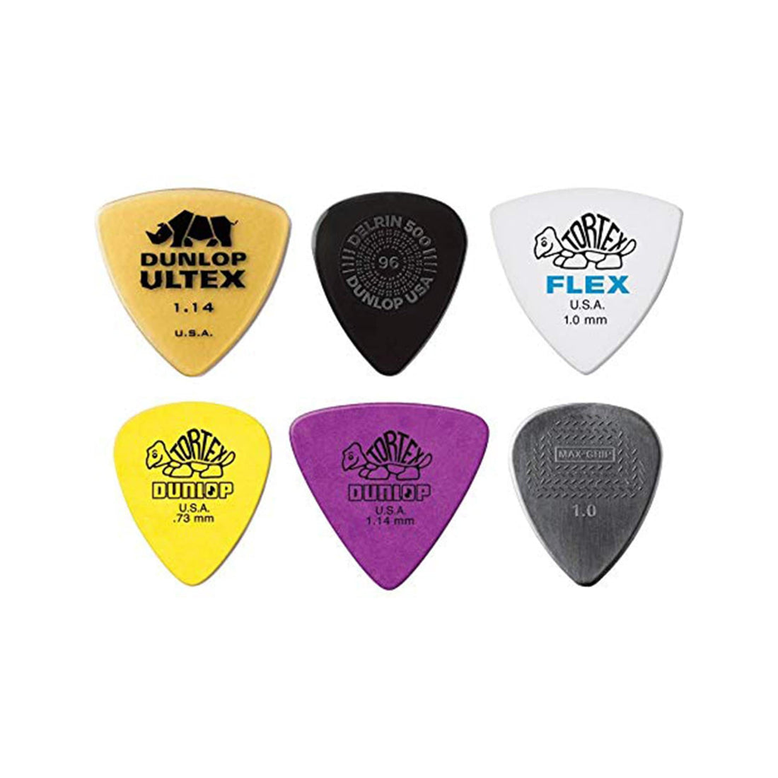 Dunlop Bass Pick Variety Pick Pack 6-Pack – Chicago Music Exchange