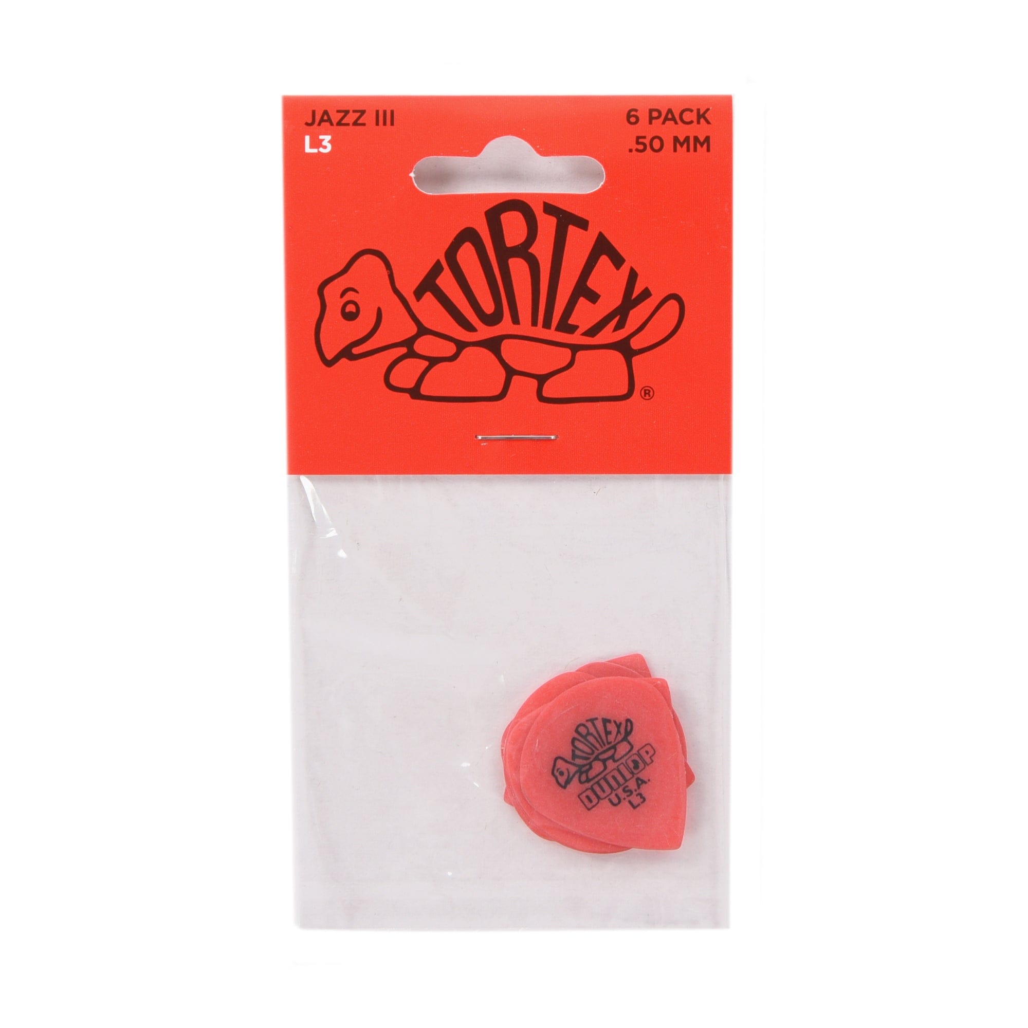 Dunlop Tortex Jazz III .50mm Player's Pack (6) – Chicago Music Exchange