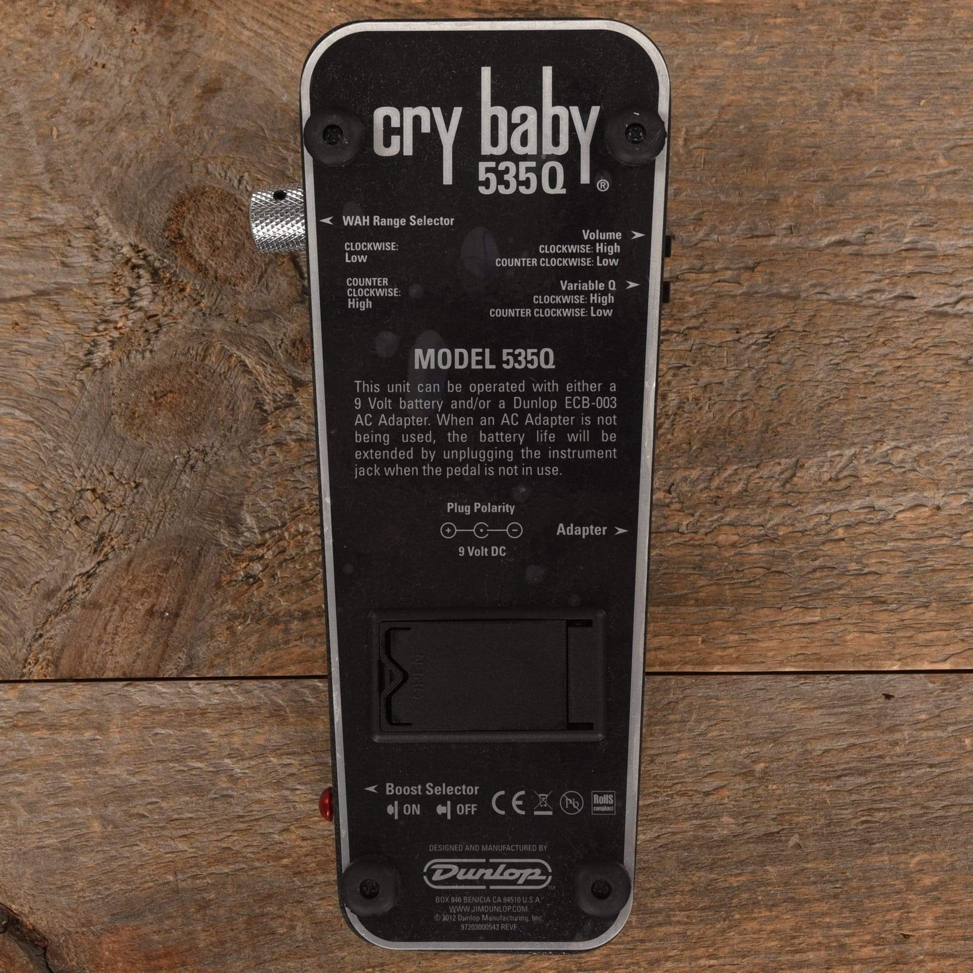 Dunlop 535Q Cry Baby Multi-Wah – Chicago Music Exchange