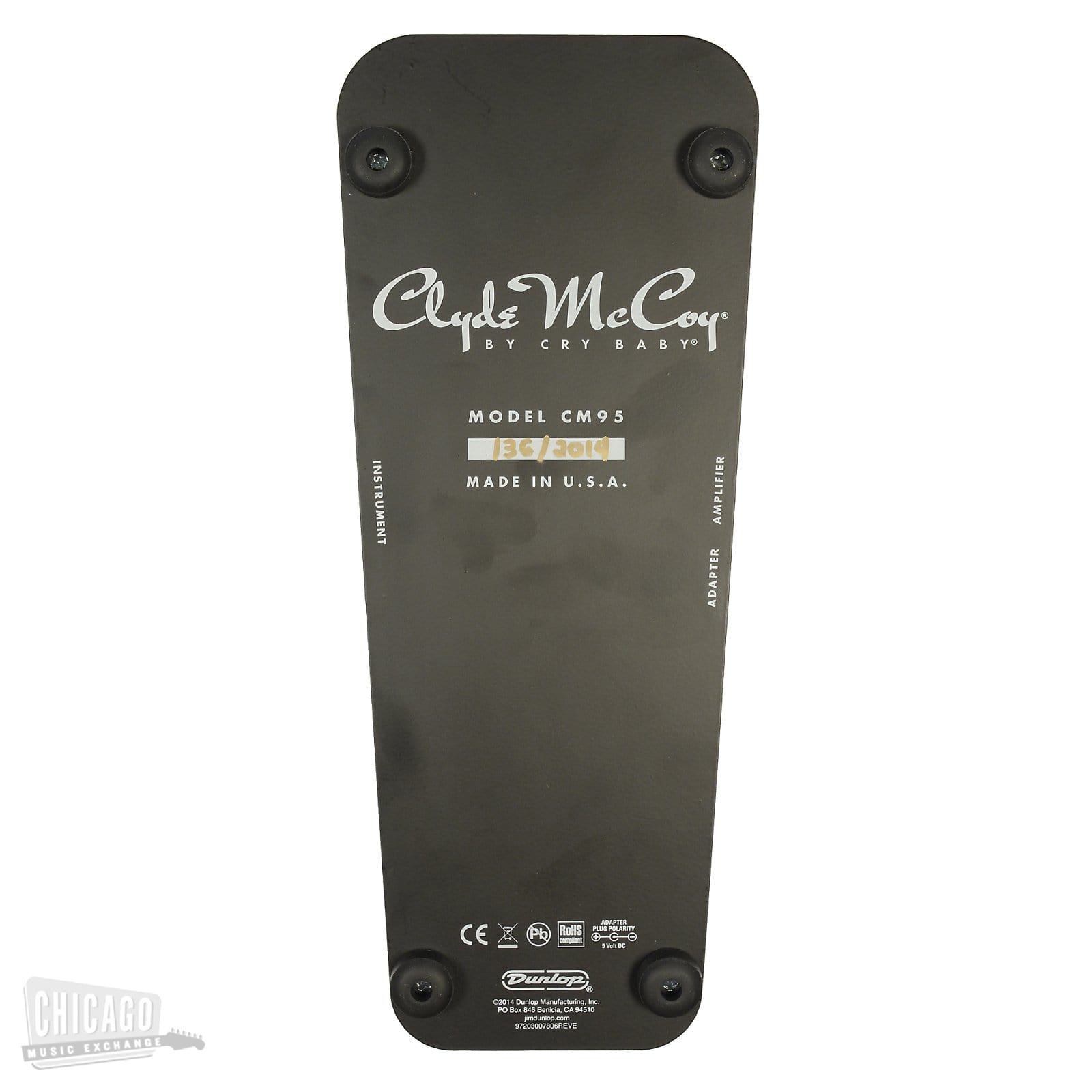 Dunlop CM95 Clyde McCoy Cry Baby Wah Wah – Chicago Music Exchange