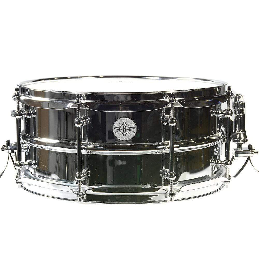 Dunnett 6.5x14 2N Beaded Chrome Over Brass Snare Drum – Chicago Music ...