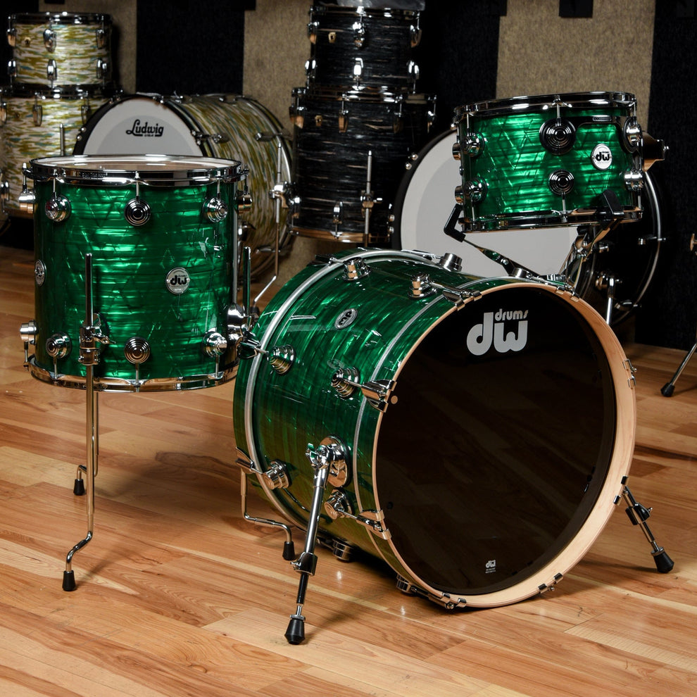 DW Collector's Series 12/14/20 3pc. Maple Drum Kit Emerald Onyx ...