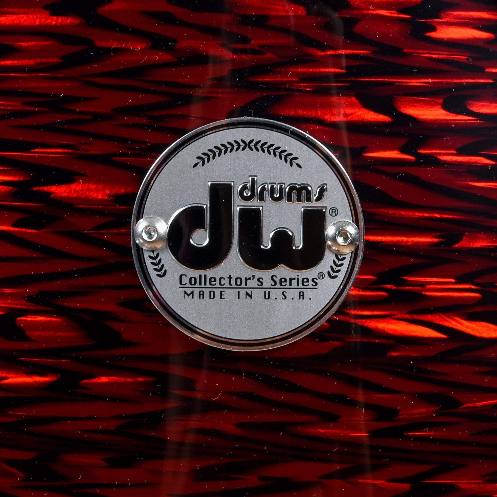 DW Collector's Series 13/16/22 3pc. Maple/Mahogany Drum Kit Red Silk O ...