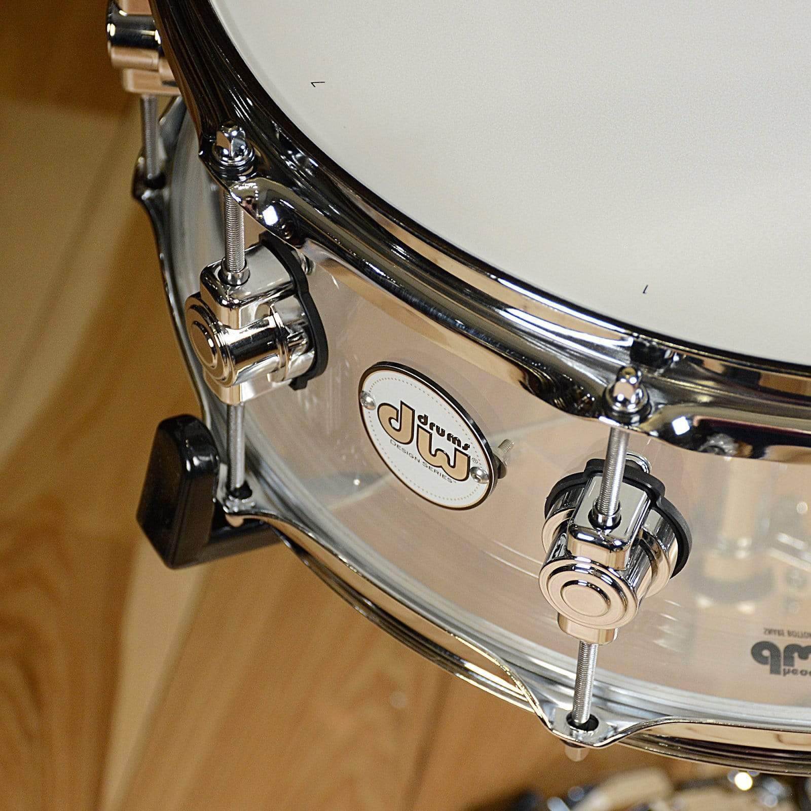 DW Design Series 10/12/16/22/5.5x14 5pc. Acrylic Drum Kit Clear ...