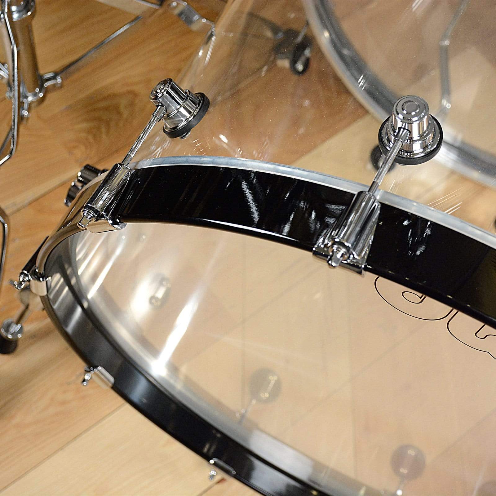 DW Design Series 10/12/16/22/5.5x14 5pc. Acrylic Drum Kit Clear ...